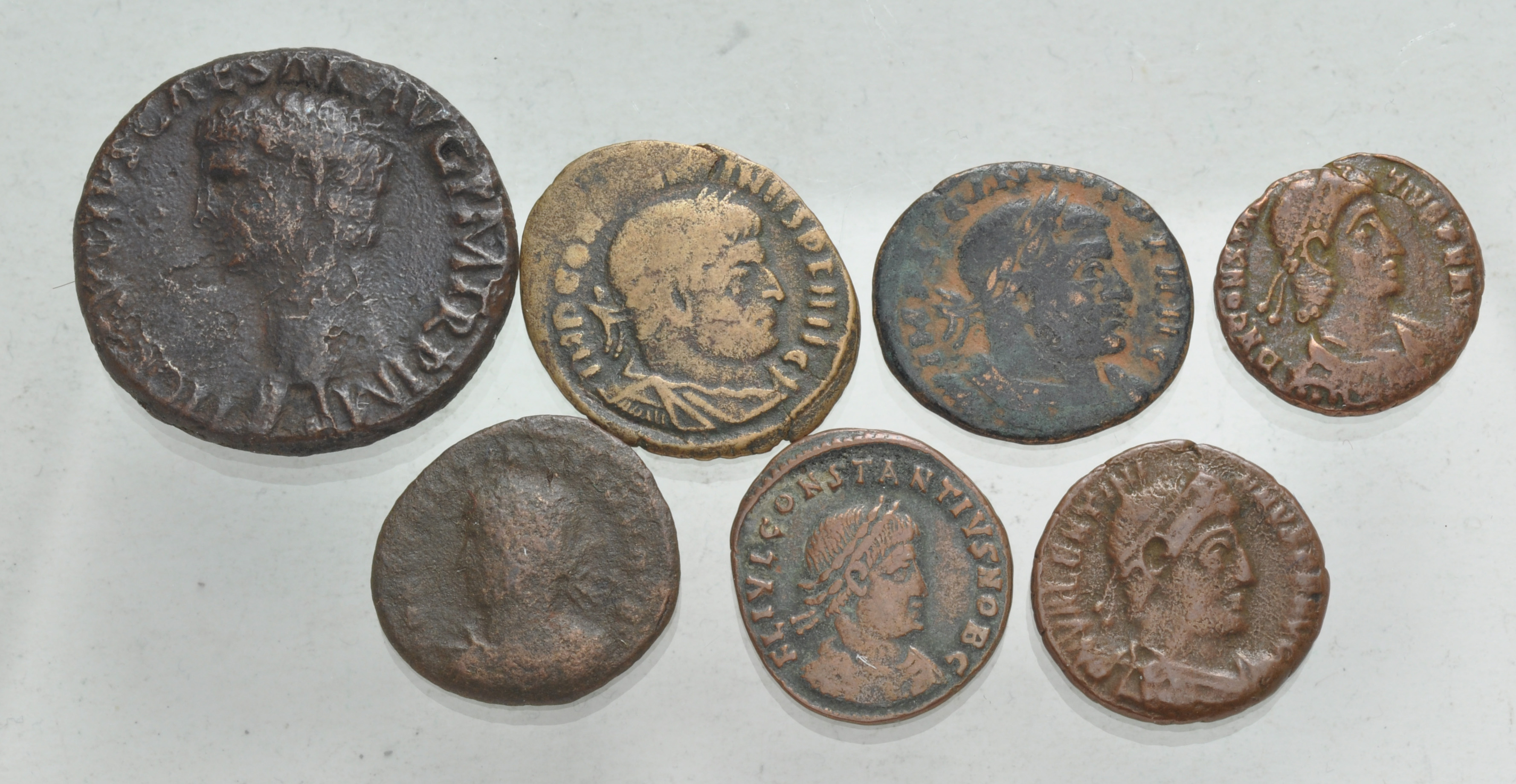 ROMAN. Imperial. Lot of seven (7) bronze issues. | Classical Numismatic ...