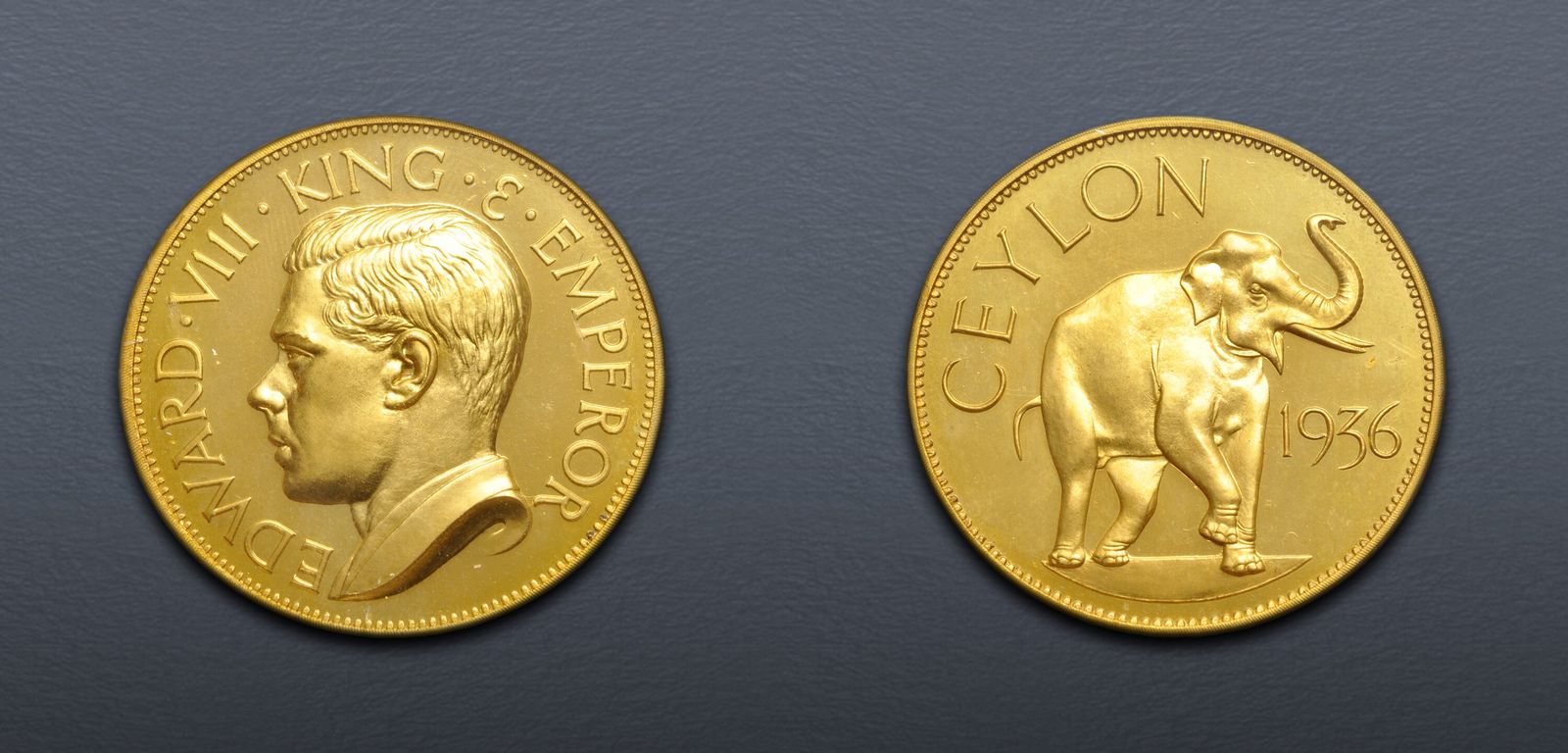 SRI LANKA (CEYLON), Colonial. British. Edward VIII. 1936. Fantasy AV ...