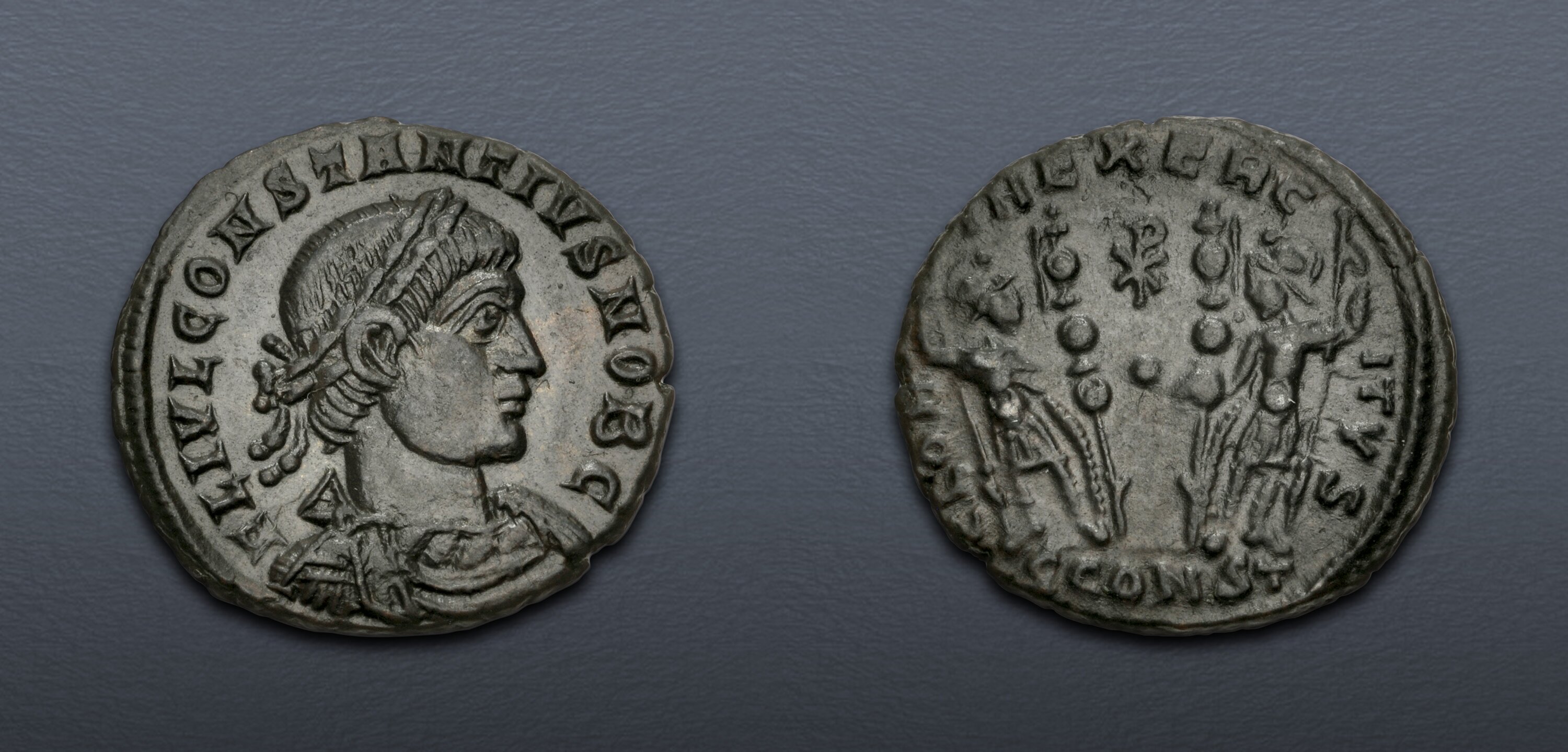 Constantius II. As Caesar, AD 324-337. Æ Follis (17.5mm, 2.50 g, 12h ...