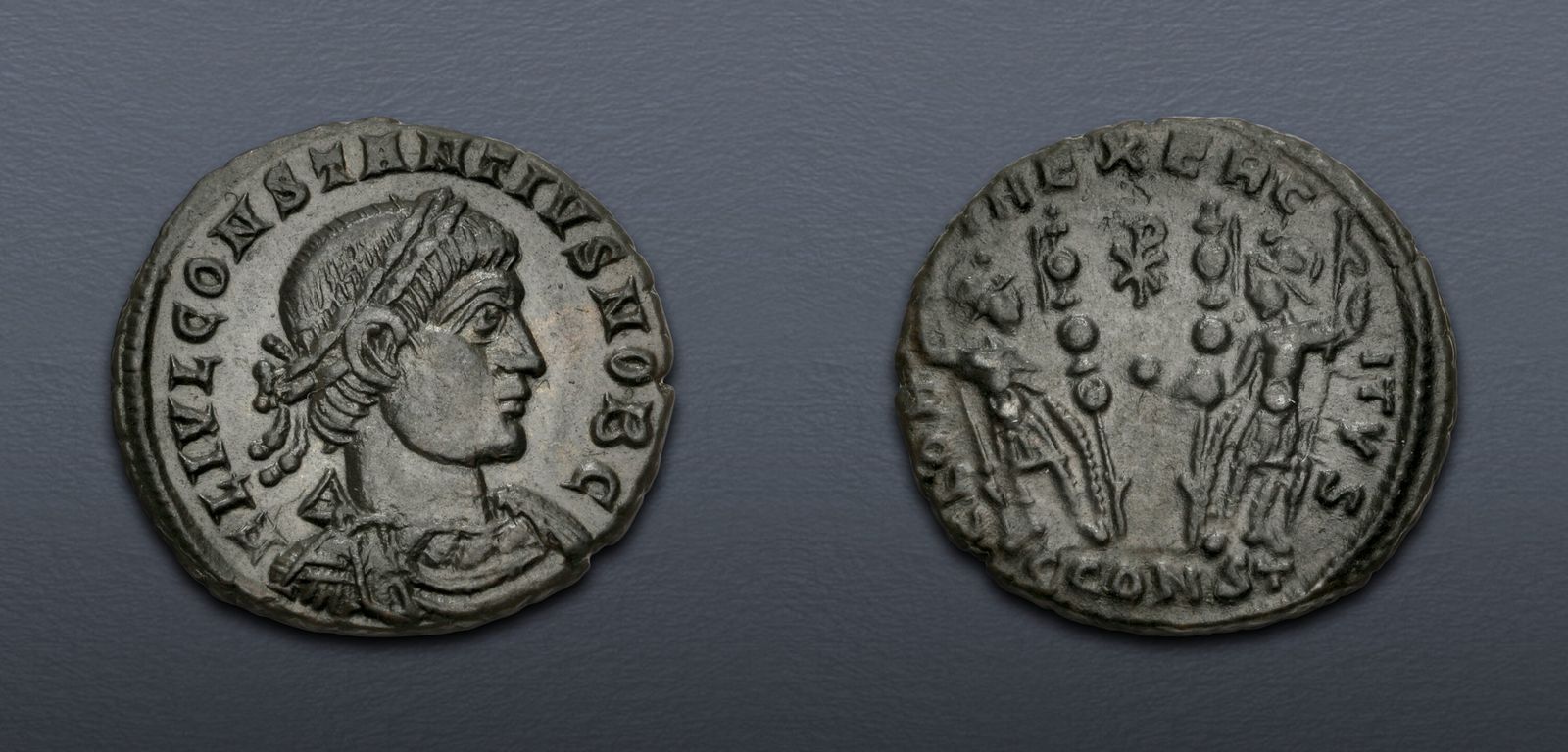 Constantius II. As Caesar, AD 324-337. Æ Follis (17.5mm, 2.50 g, 12h ...