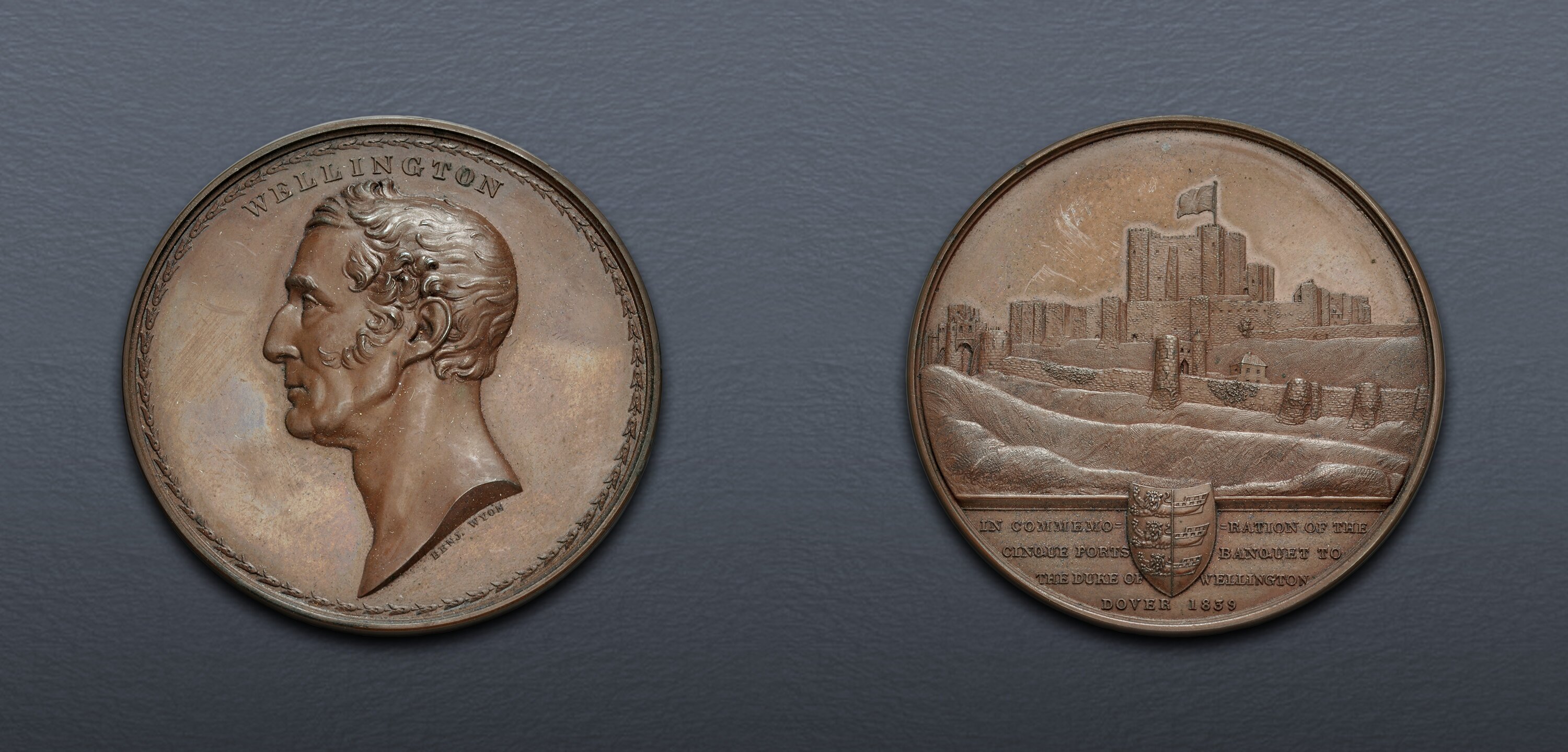 HANOVER. Arthur Wellesley, the Duke of Wellington. 1769-1852. Æ Medal ...