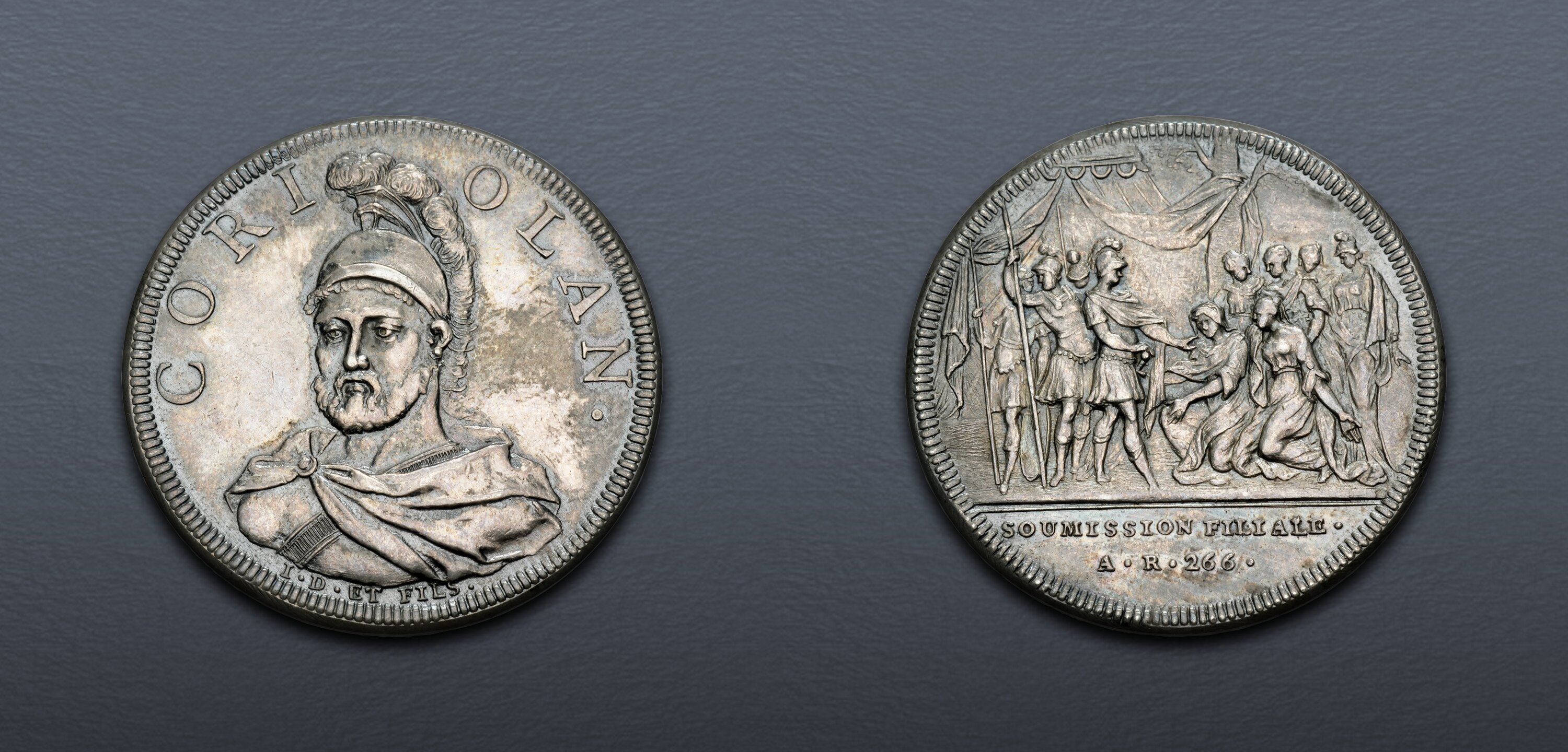 ANCIENT THEMES, Roman Republican. Coriolanus / Entreaty of Veturia and ...