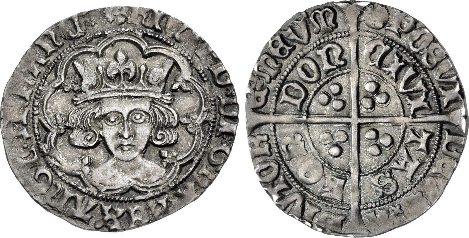 YORK (Restored). Richard III. 1483-1485. AR Groat (26mm, 3.18 g, 10h ...