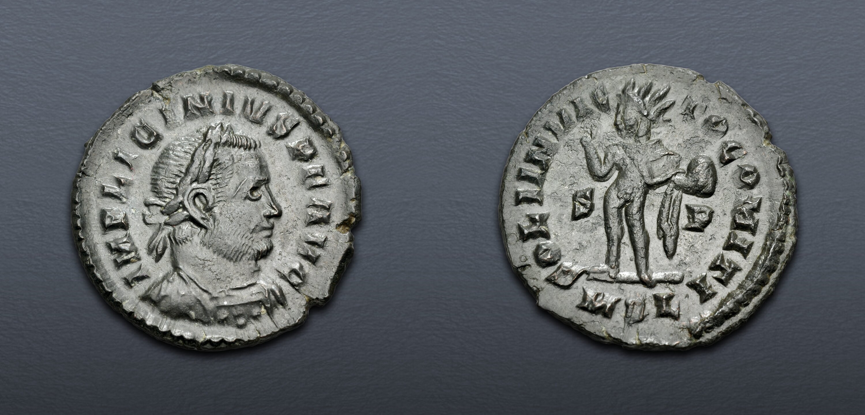 Licinius I. AD 308-324. Æ Follis (20mm, 3.23 g, 6h). Londinium (London ...