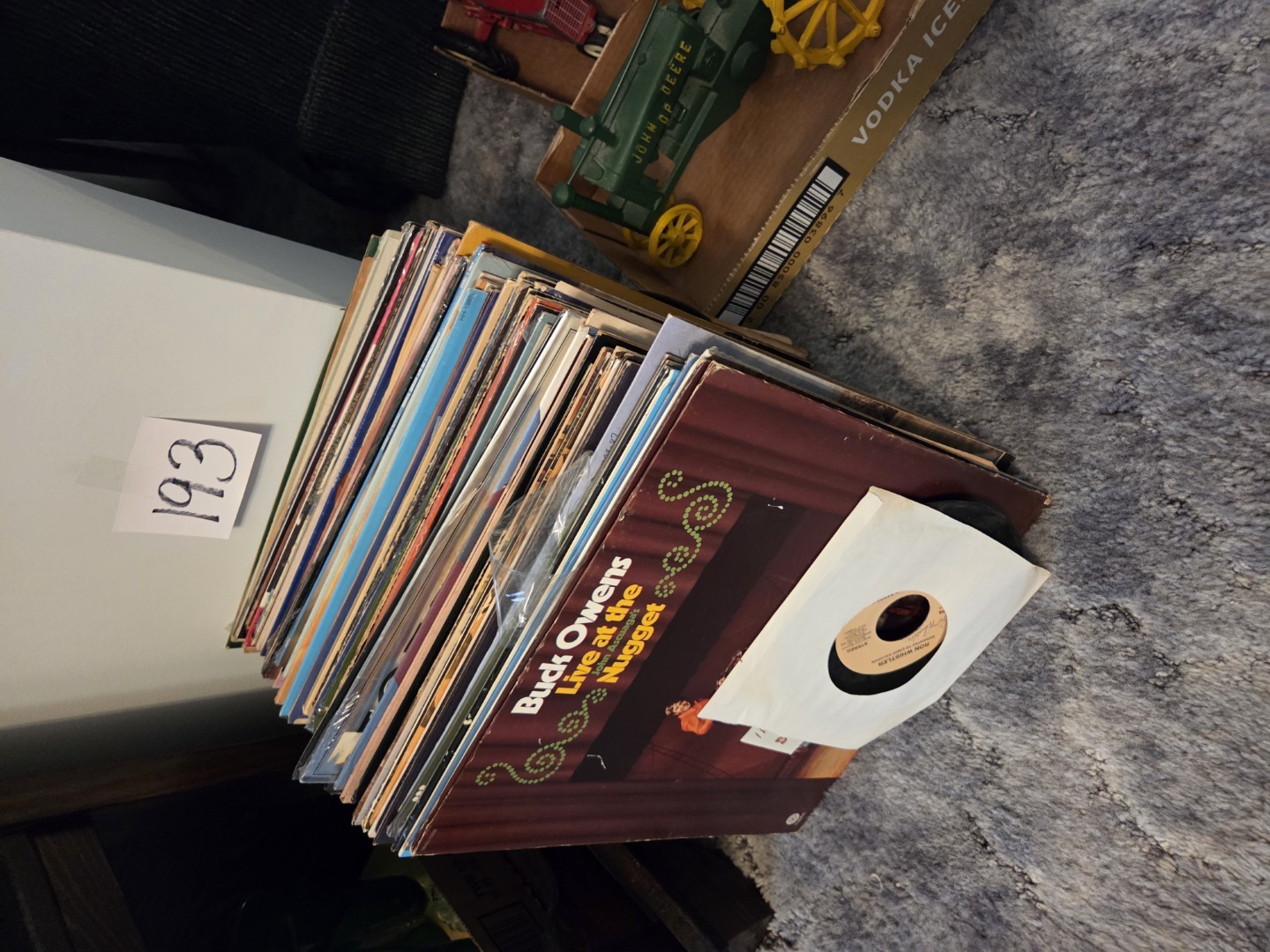 Stack of record albums | Midwest Auctions, LLC
