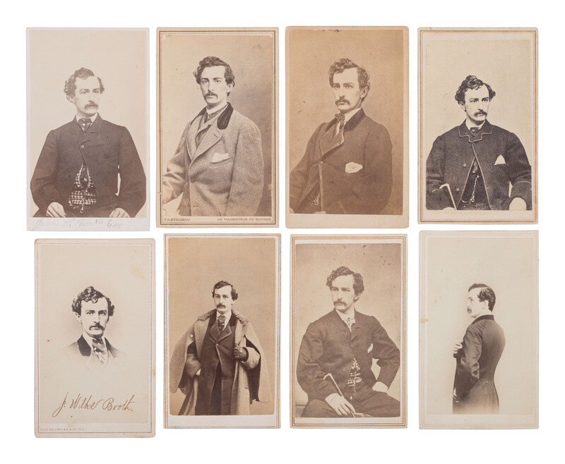 [LINCOLN ASSASSINATION]. A photographic study of John Wilkes Booth in ...