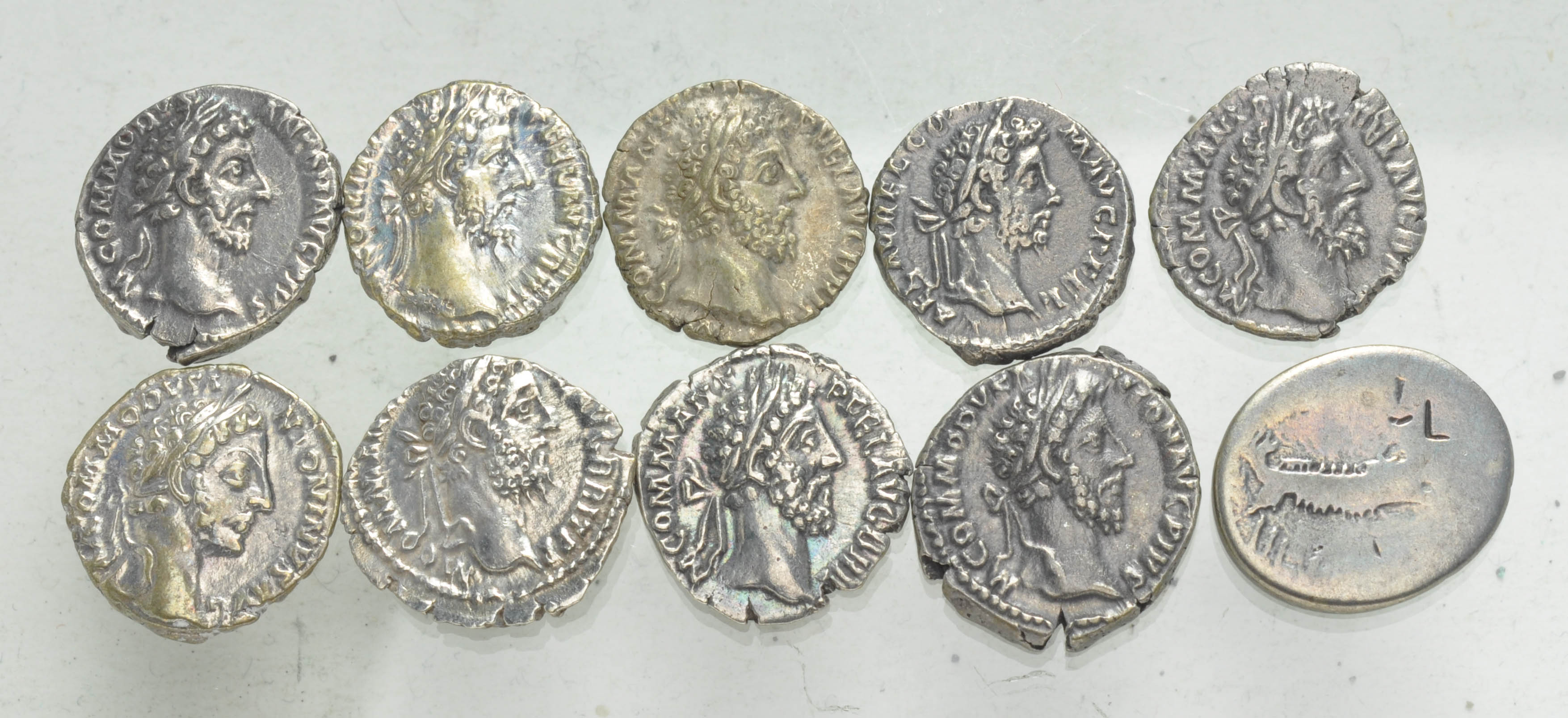 ROMAN. Imperial. Lot of ten (10) AR Denarii. | Classical Numismatic Group