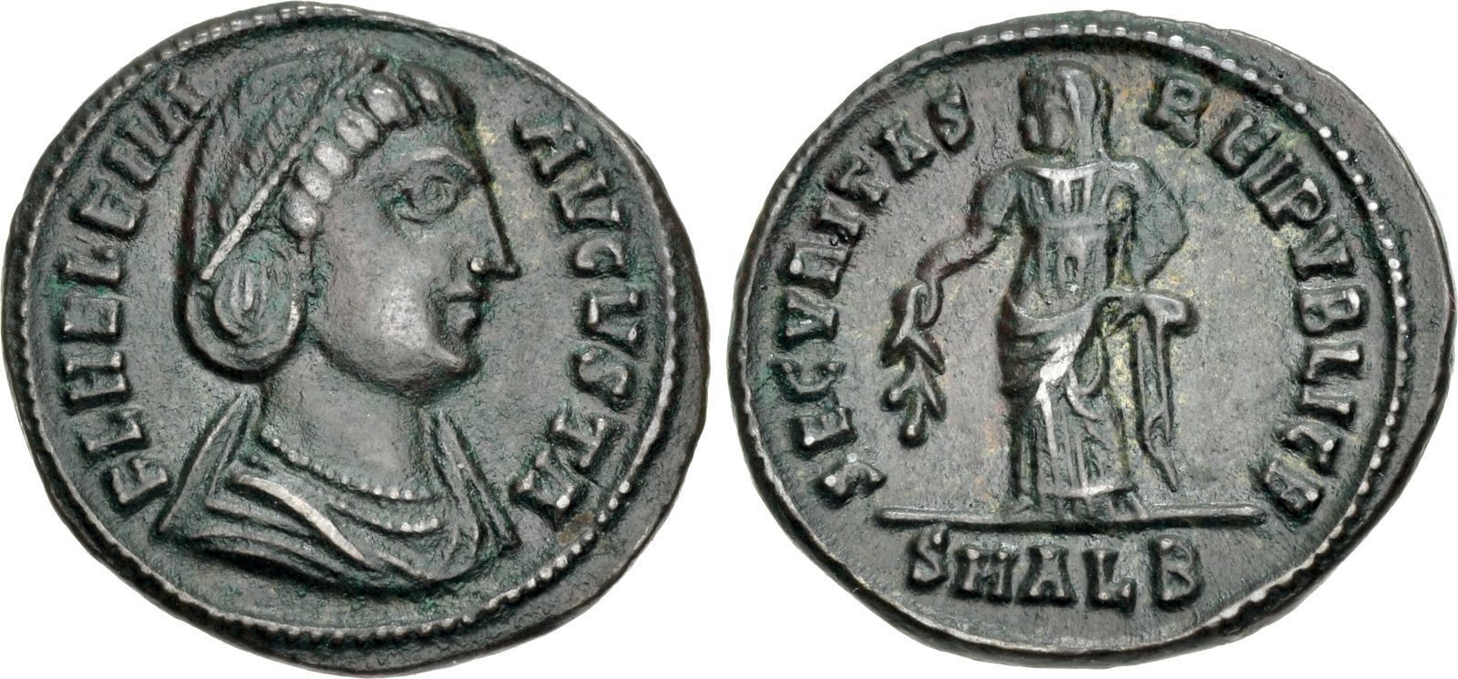 Helena. Augusta, AD 324-328/30. Æ Follis (19mm, 2.82 g, 12h ...
