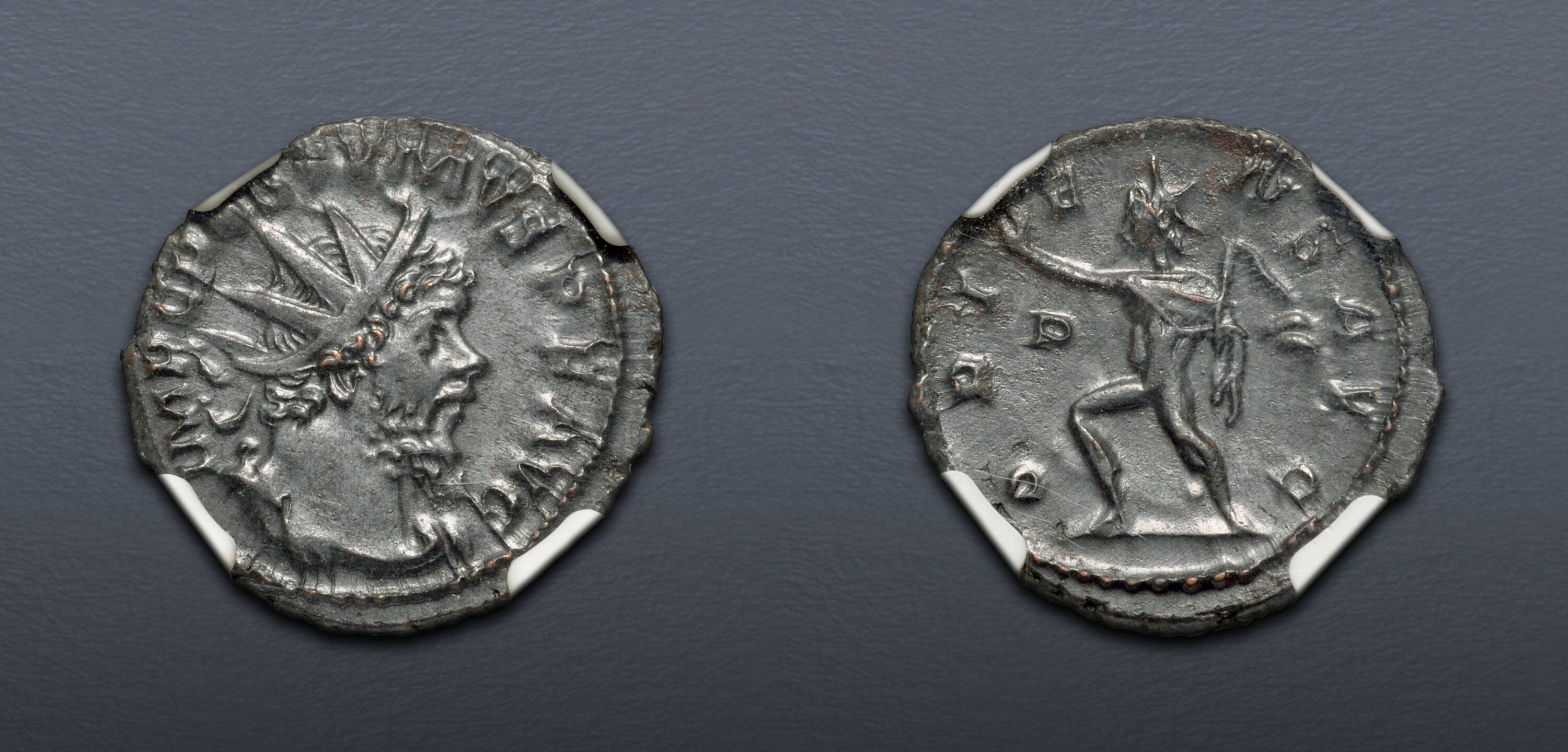 Postumus. Romano-Gallic Emperor, AD 260-269. Antoninianus. Treveri ...