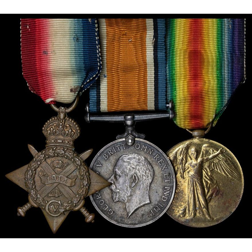 Three to Private P. Coote, Bedfordshire Regiment, who was wounded in ...