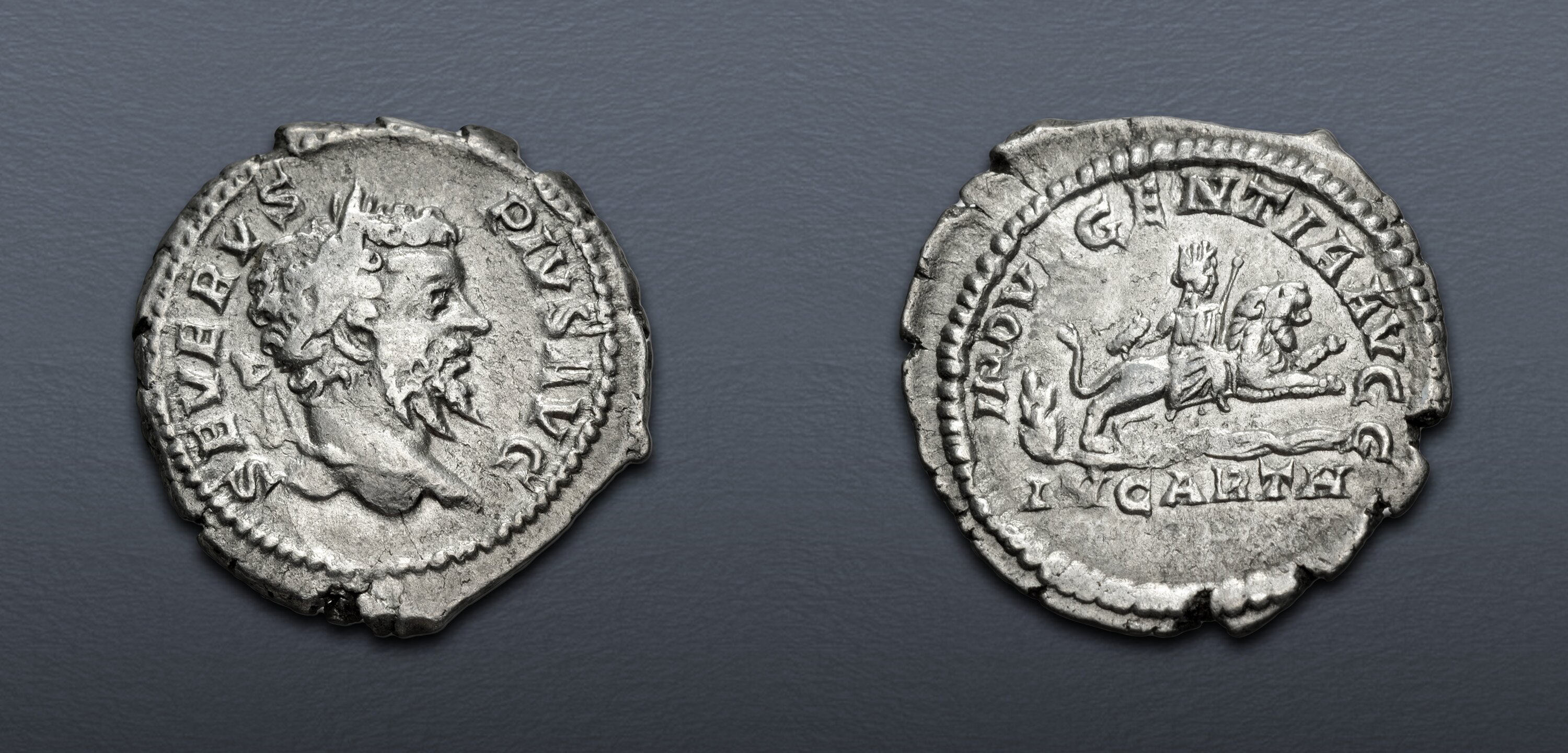 Septimius Severus. AD 193-211. AR Denarius (19.5mm, 2.63 g, 7h). Rome ...
