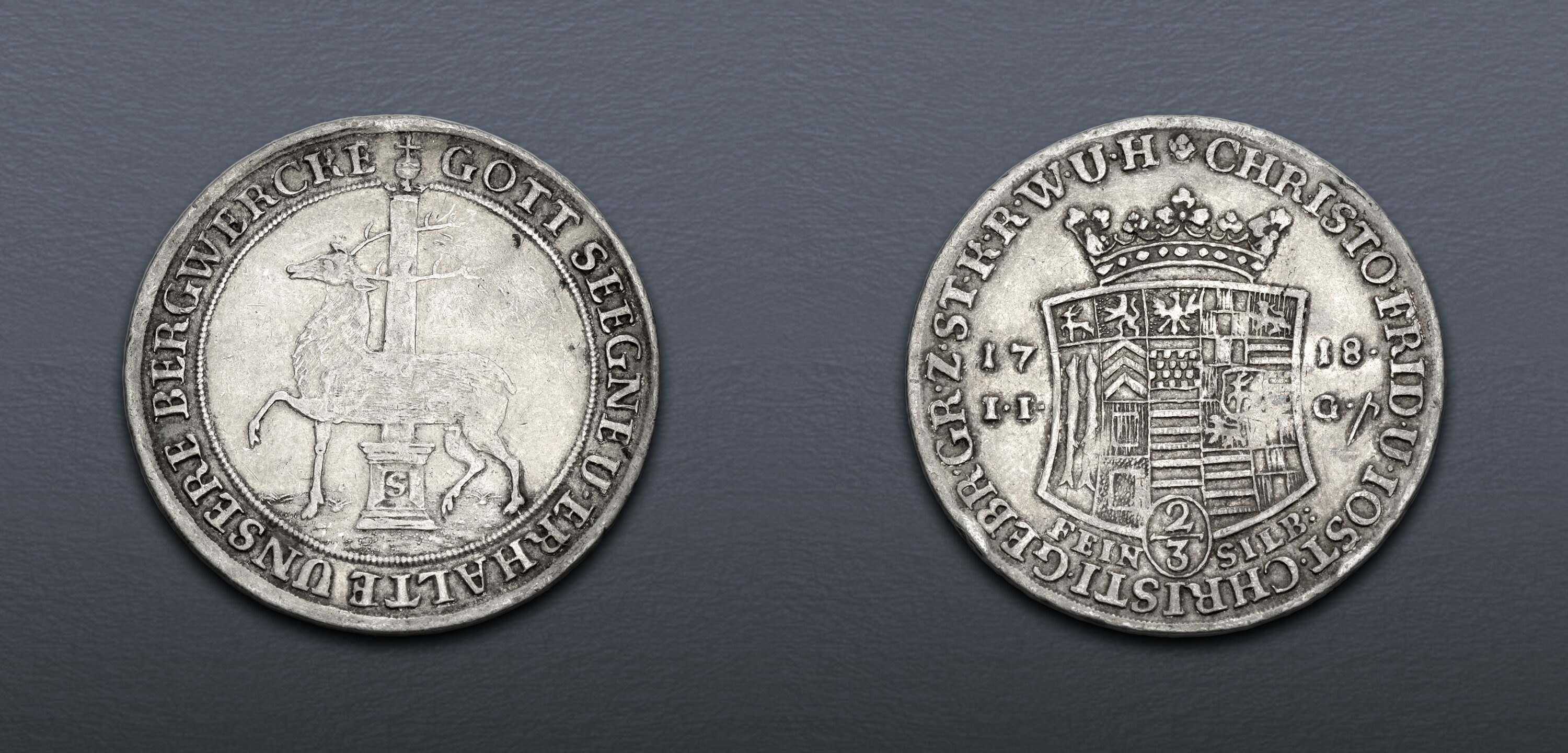 GERMANY, Stolberg-Stolberg (County). Christian Frederick & Iost ...