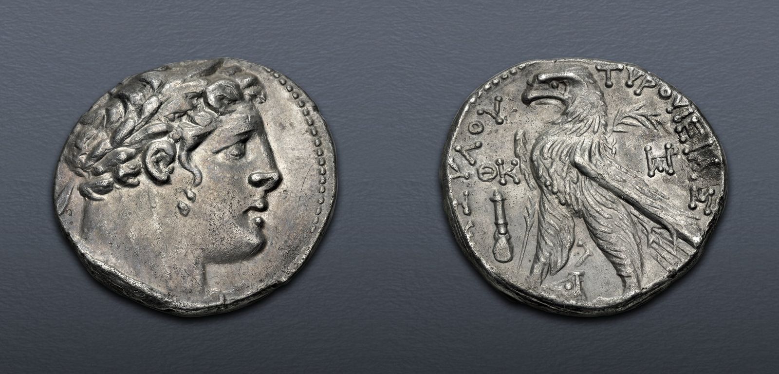 PHOENICIA, Tyre. 126/5 BC-AD 65/6. AR Shekel (29mm, 14.30 g, 12h ...