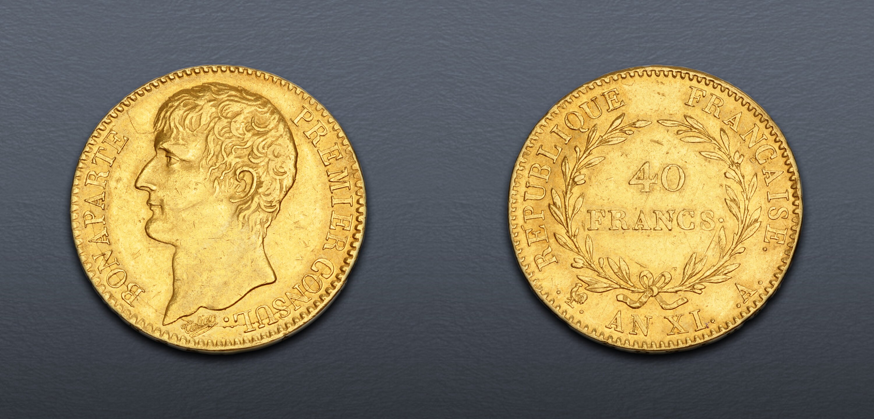 FRANCE, First Republic. Consulat. Napoléon Bonaparte. Premier Consul ...