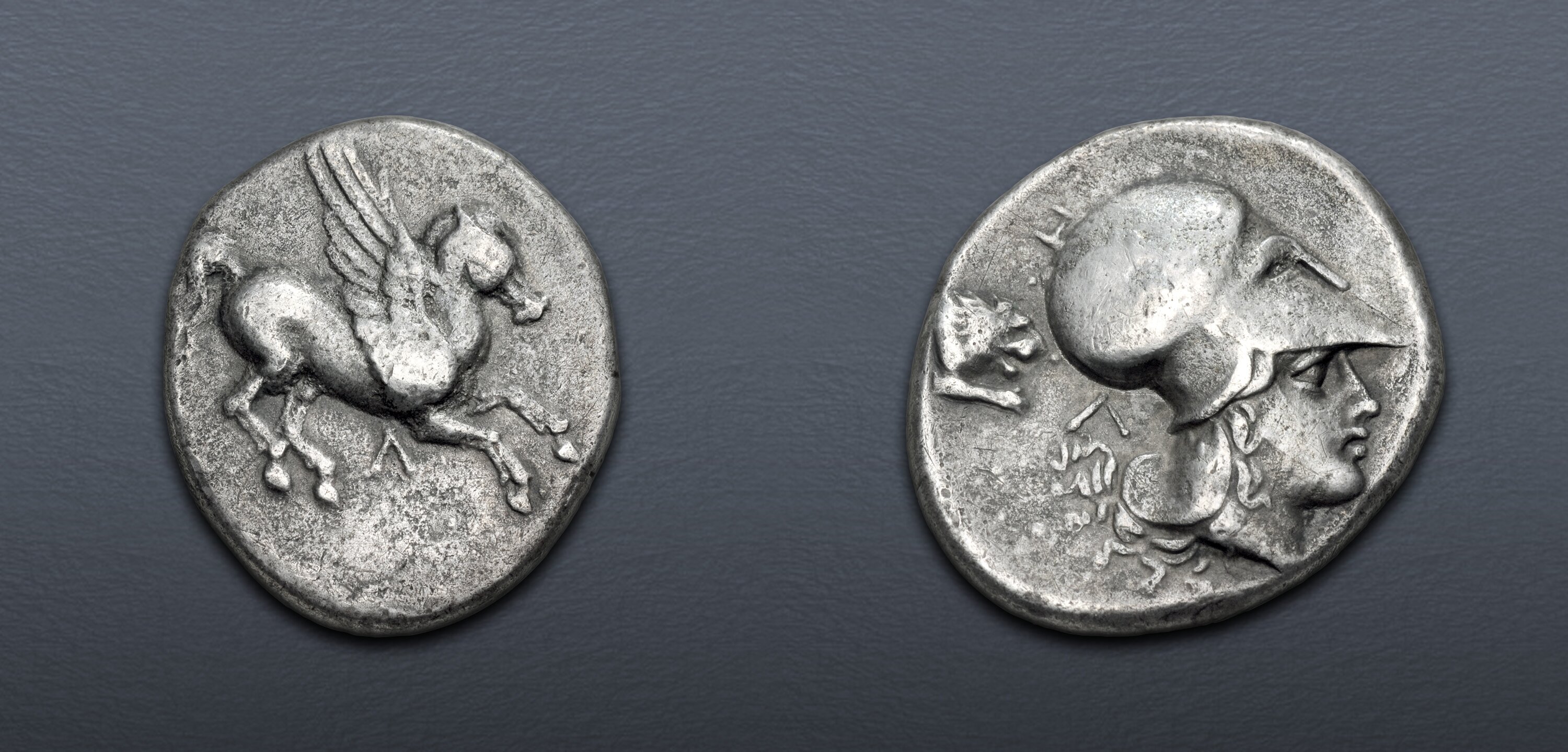 AKARNANIA, Leukas. Circa 350-320 BC. AR Stater (19.5mm, 8.35 g, 11h ...