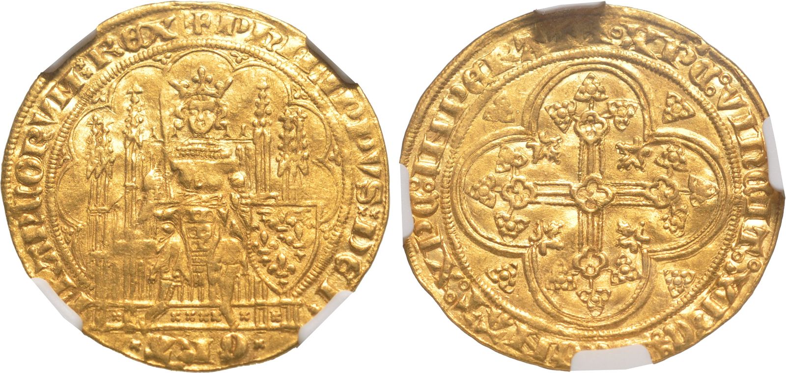 FRANCE, Royal. Philippe VI de Valois (of Valois). 1328-1350. AV Écu d ...