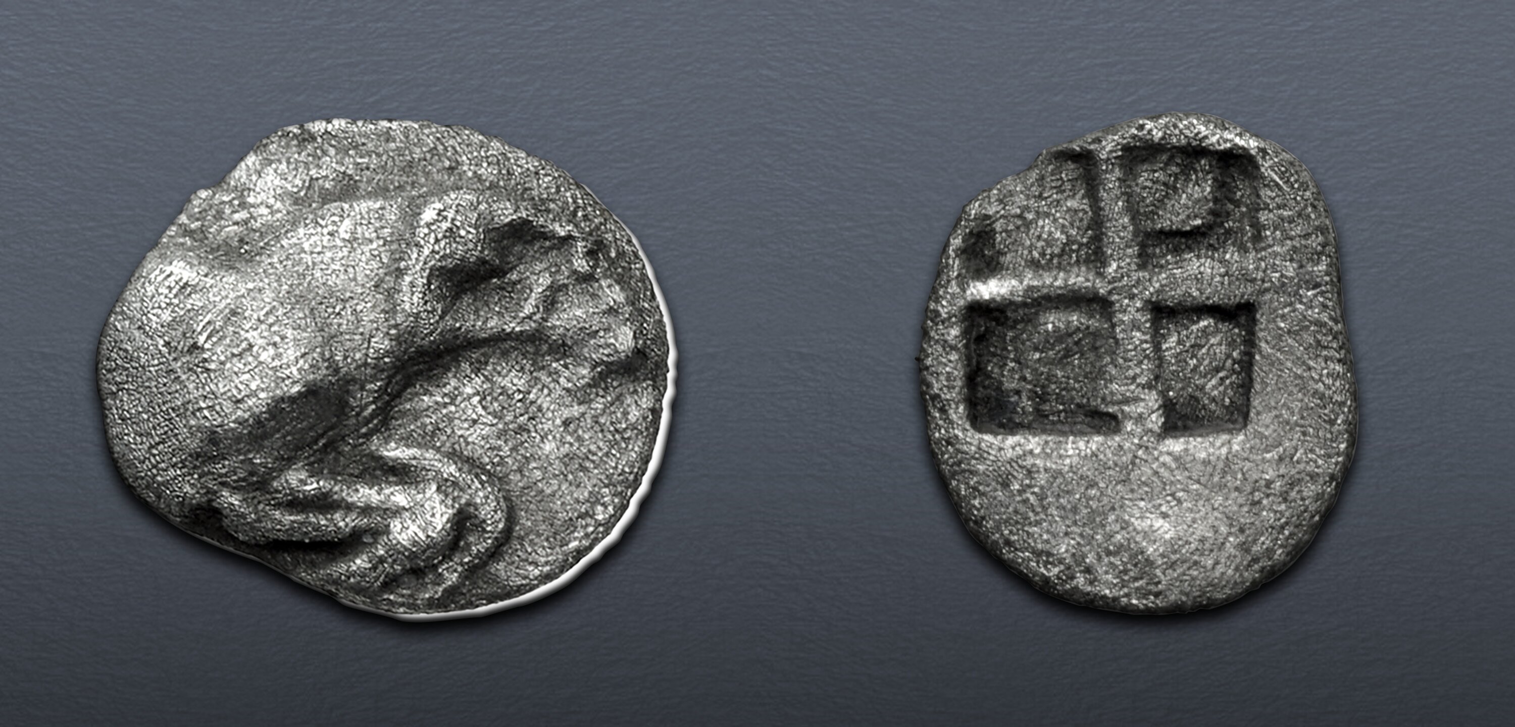 TROAS, Kebren. 5th century BC. AR Obol (7mm, 0.29 g). VF. | Classical ...