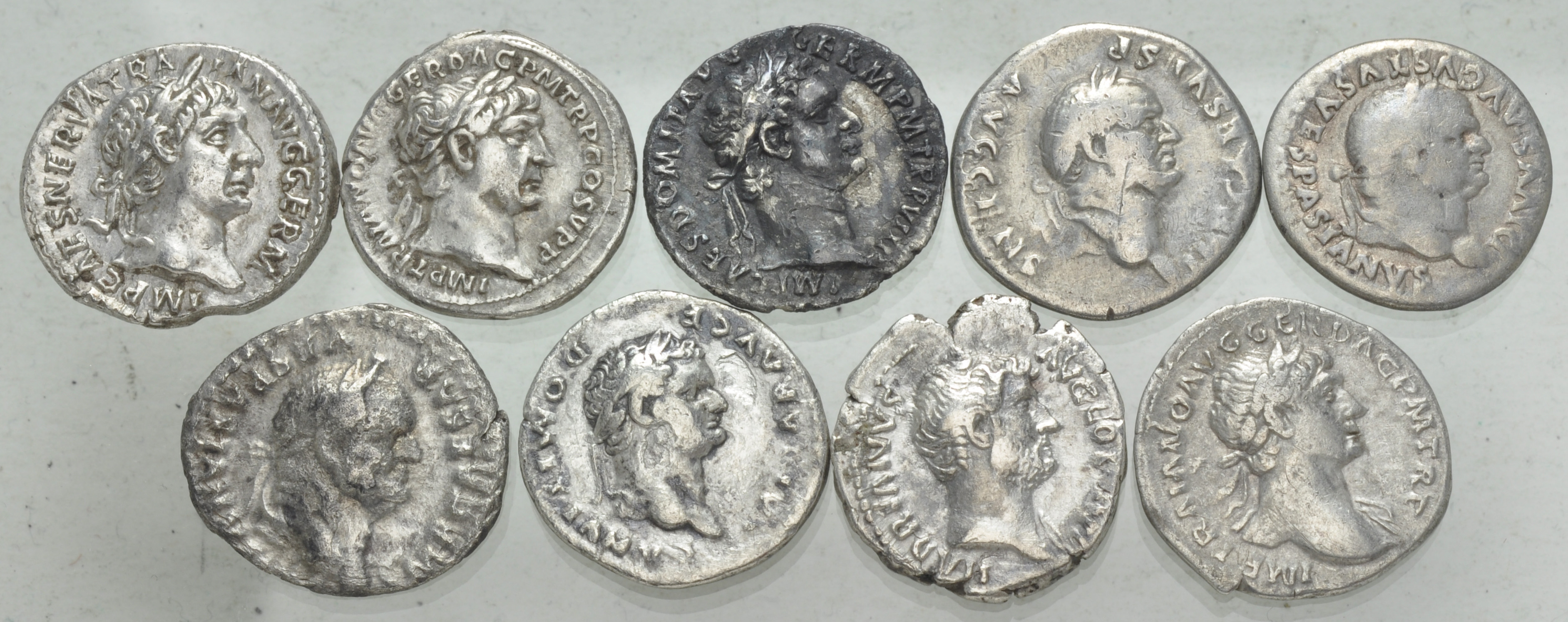 ROMAN. Imperial. Lot of nine (9) AR Denarii. | Classical Numismatic Group