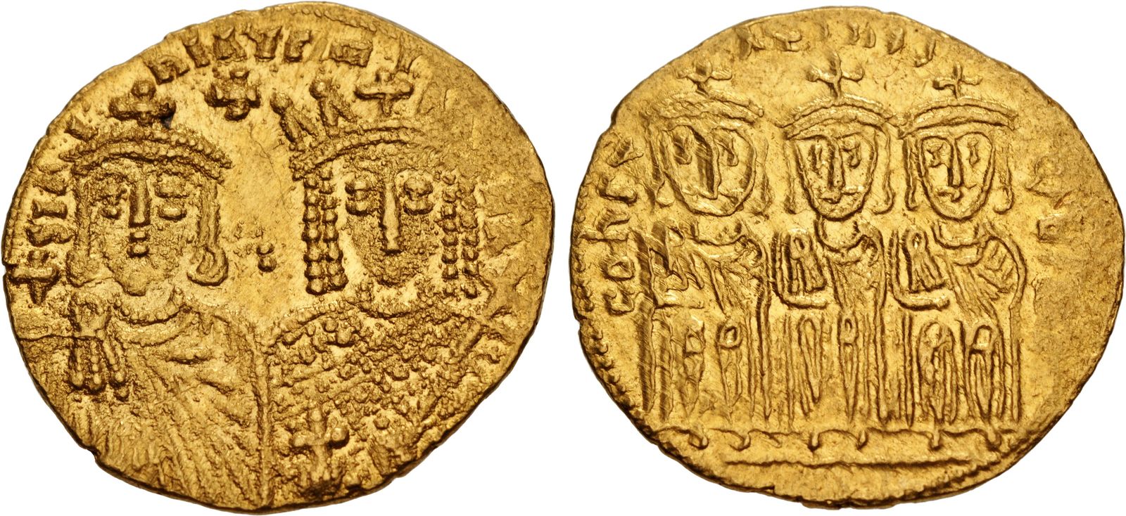 Constantine VI & Irene, with Leo III, Constantine V, and Leo IV. 780 ...