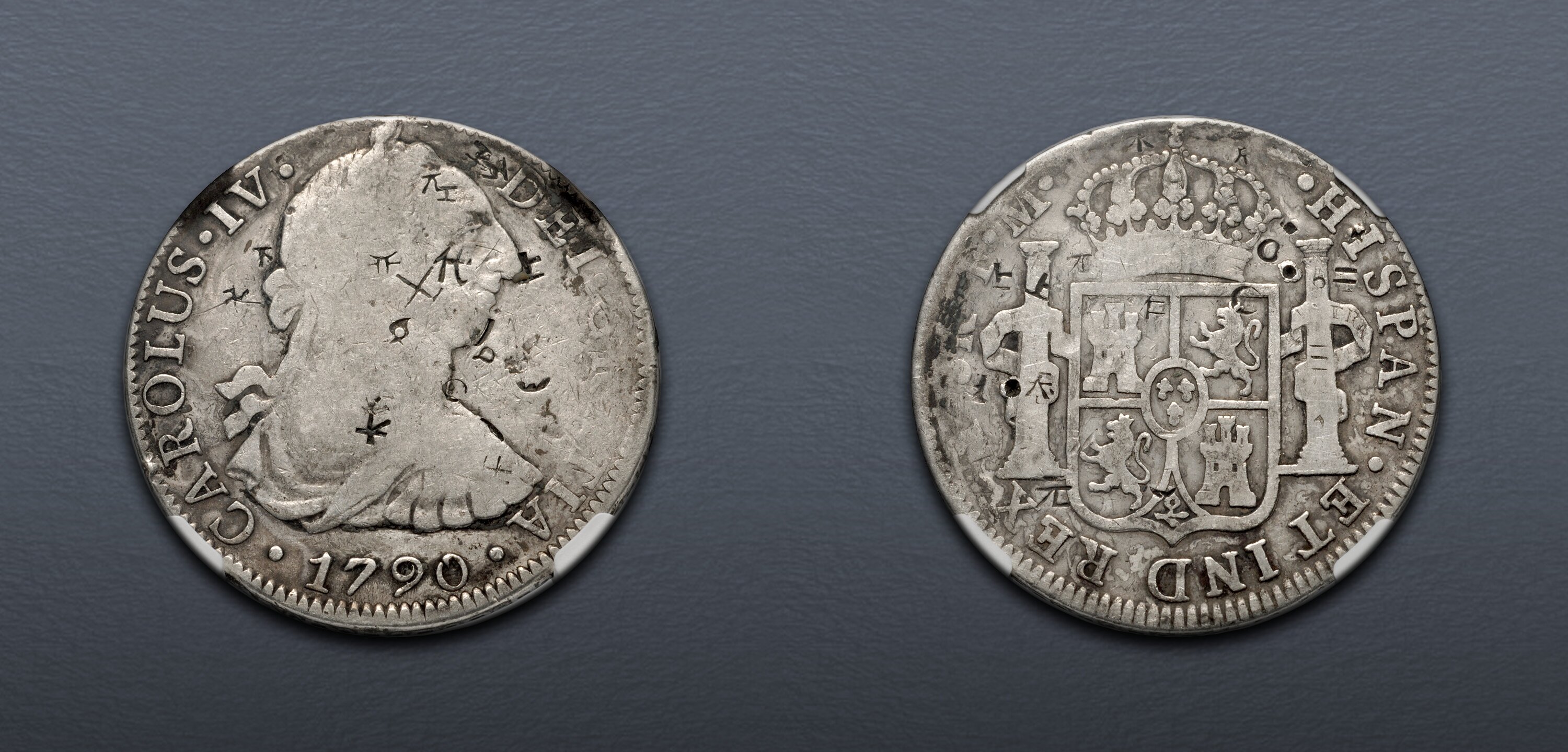 MEXICO, Colonial. Carlos IV. King of Spain, 1788-1808. AR 8 Reales ...