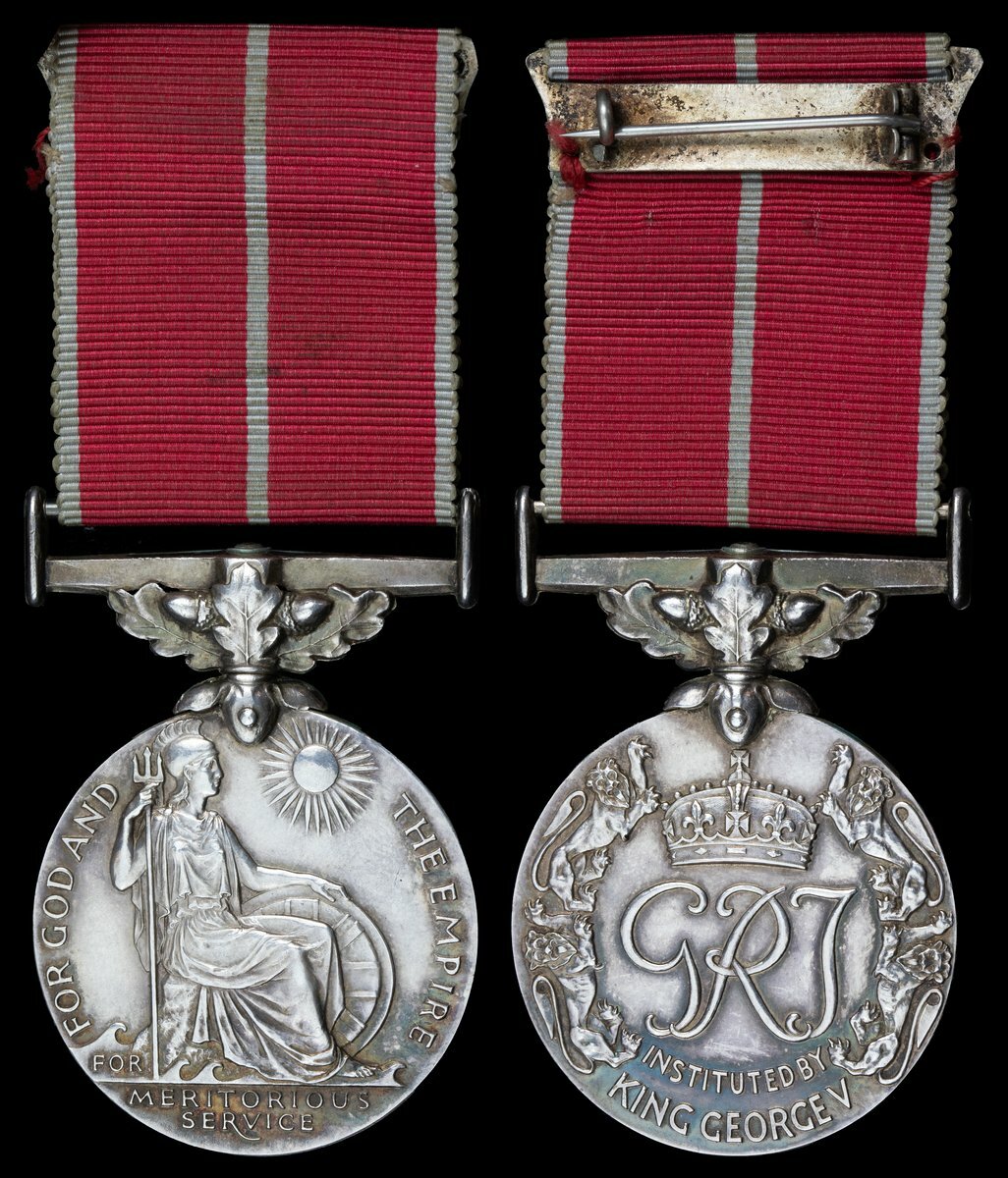 A superb British Empire Medal awarded to Leading Aircraftsman H ...