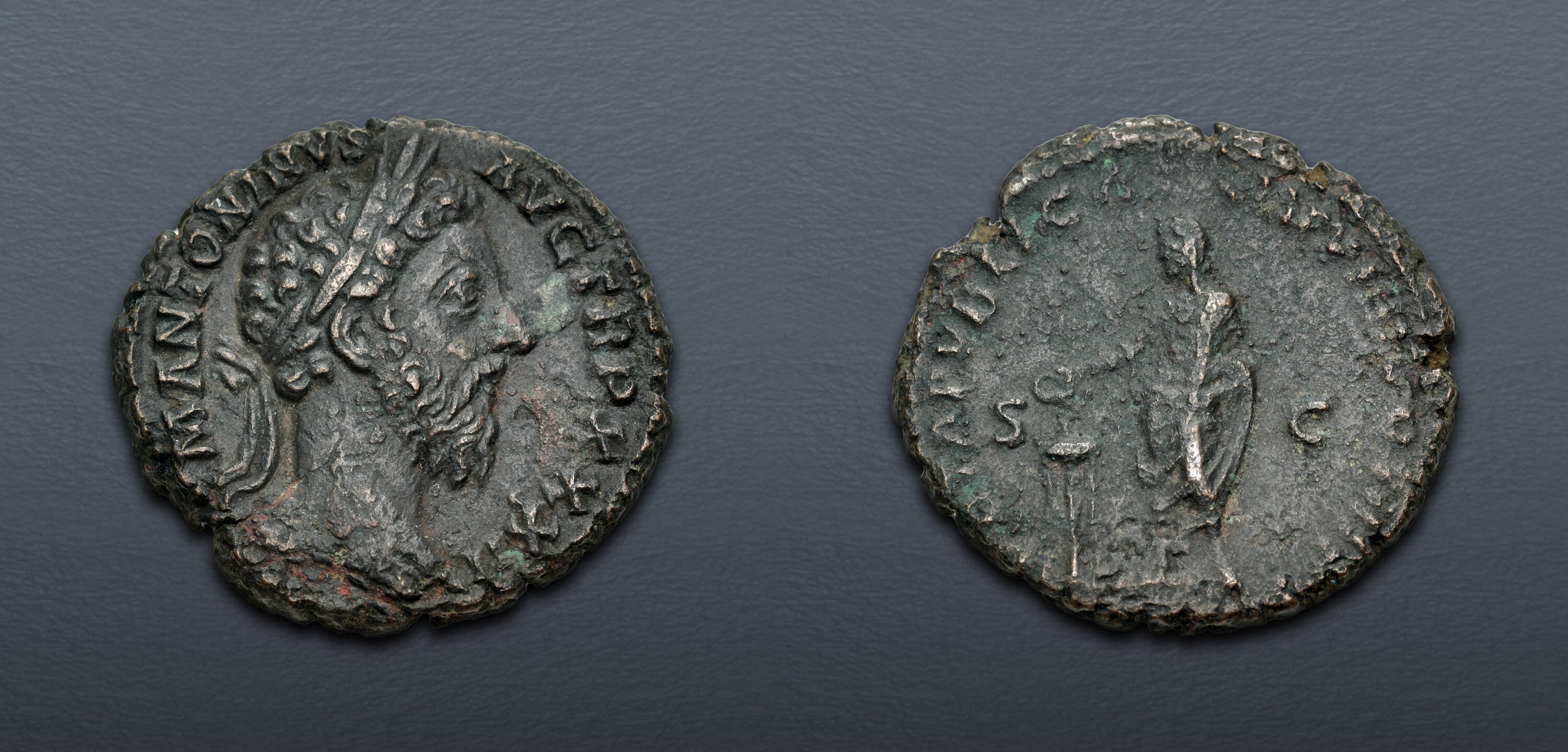 Marcus Aurelius. AD 161-180. Æ As (25mm, 8.75 g, 6h). Rome mint. Struck ...