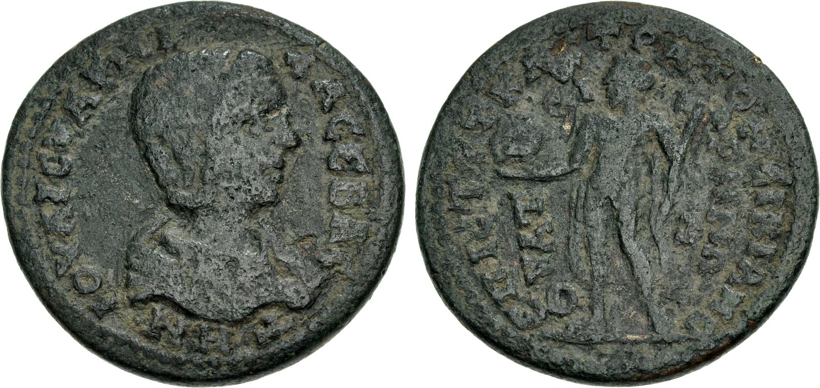 LYDIA, Thyateira. Julia Soaemias. Augusta, AD 218-222. Æ (35.5mm, 21.48 ...