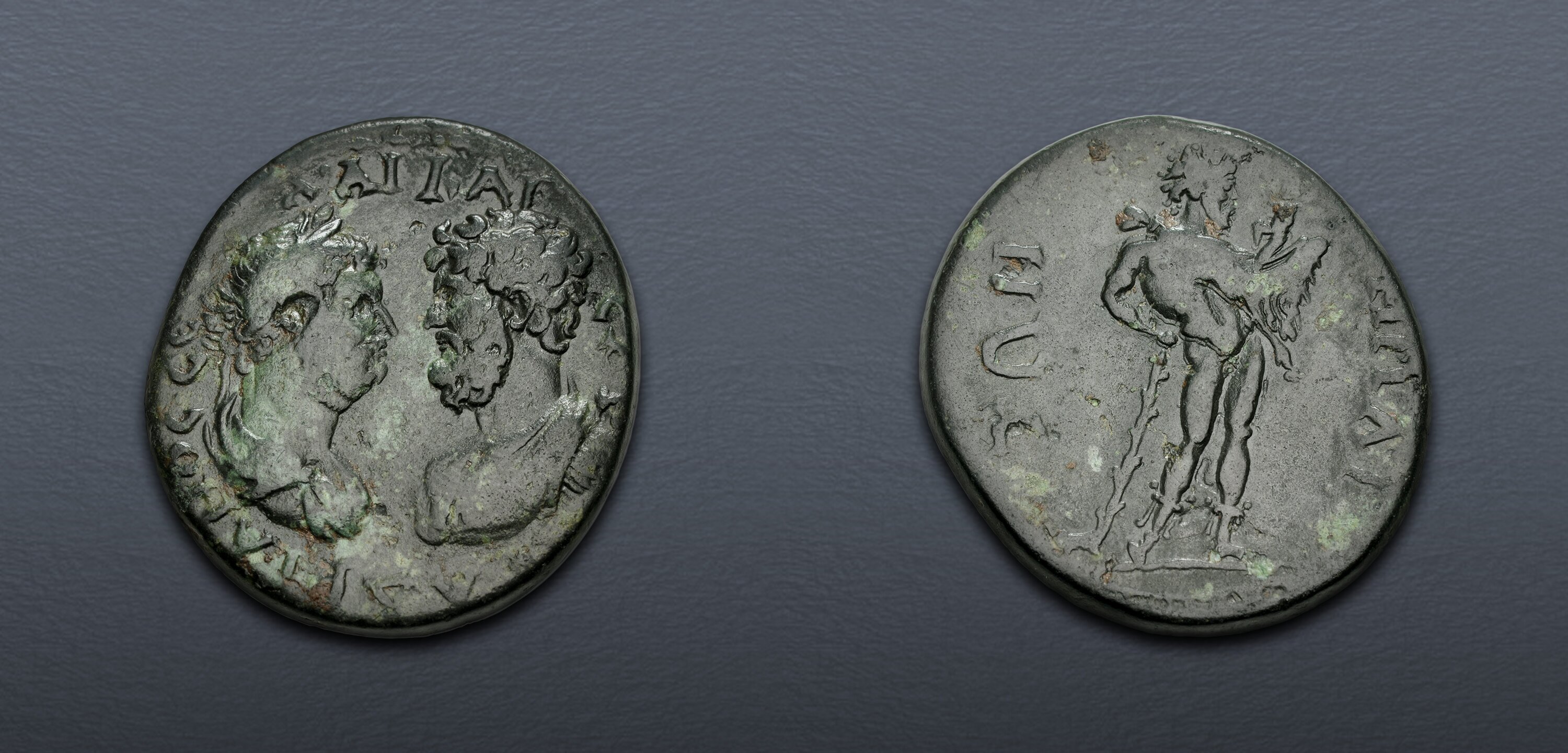 LYDIA, Tmolus-Aureliopolis. Hadrian, with Aelius Caesar. AD 117-138. Æ ...