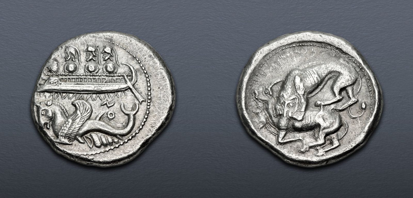 PHOENICIA, Byblos (Gebal). 'Ozba'al. Circa 400-365 BC. AR Shekel (26mm ...