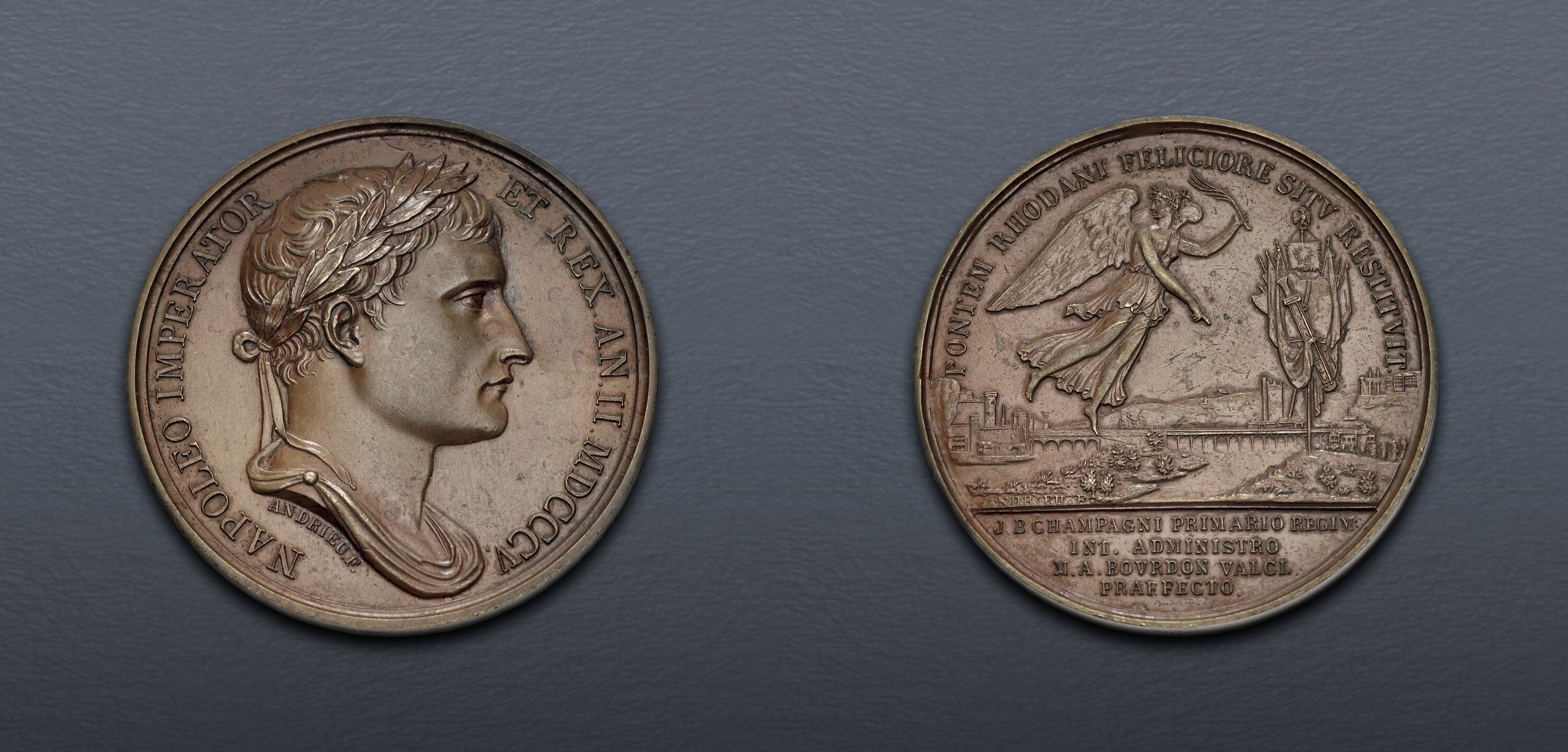 FRANCE, First Empire. Napoléon I. 1804-1814. Æ Medal (41mm, 40.54 g ...