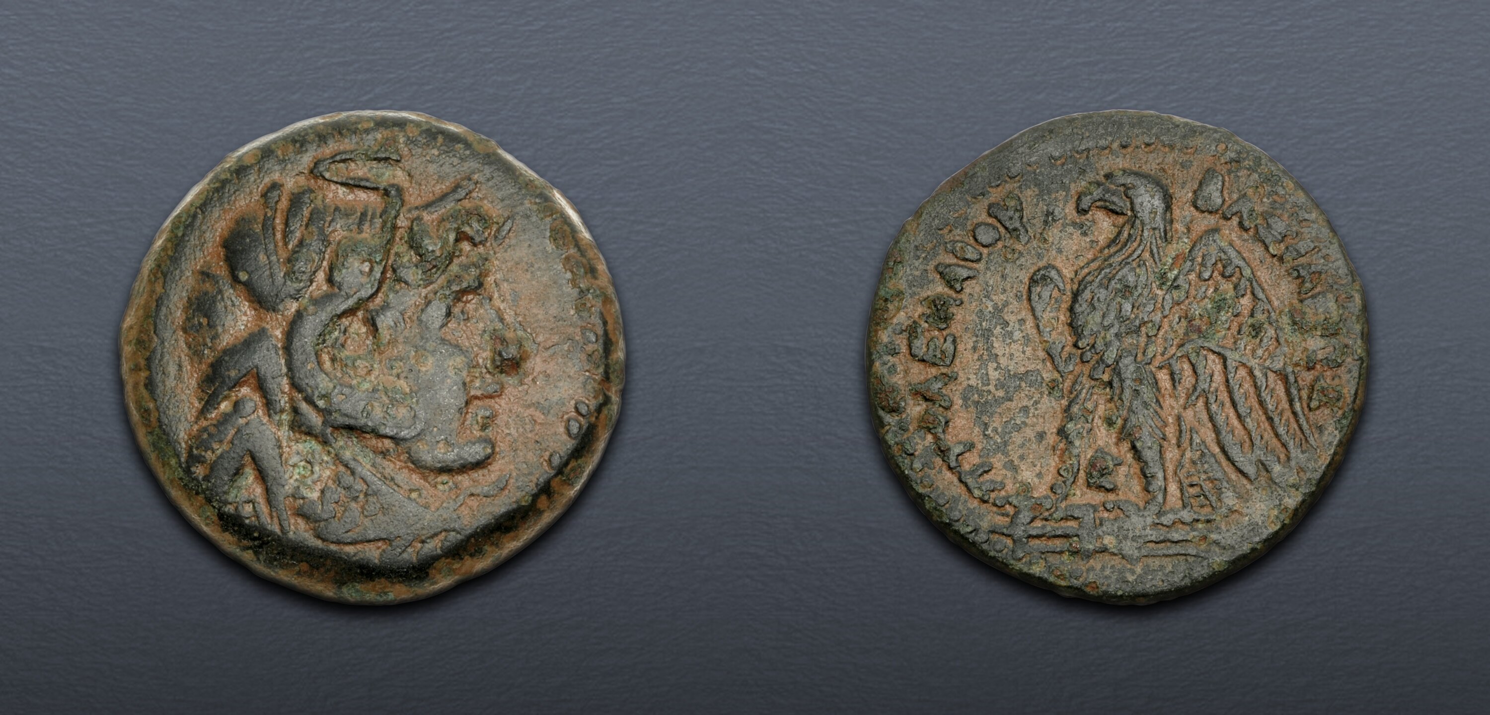 PTOLEMAIC KINGS of EGYPT. Ptolemy II Philadelphos. 285-246 BC. Æ Obol ...