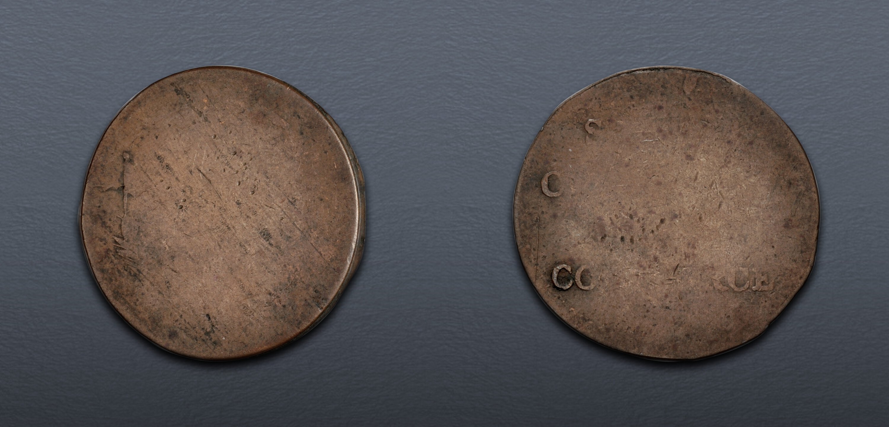 CANADA, Blacksmith tokens – “Ships, Colonies & Commerce” types. CU ...