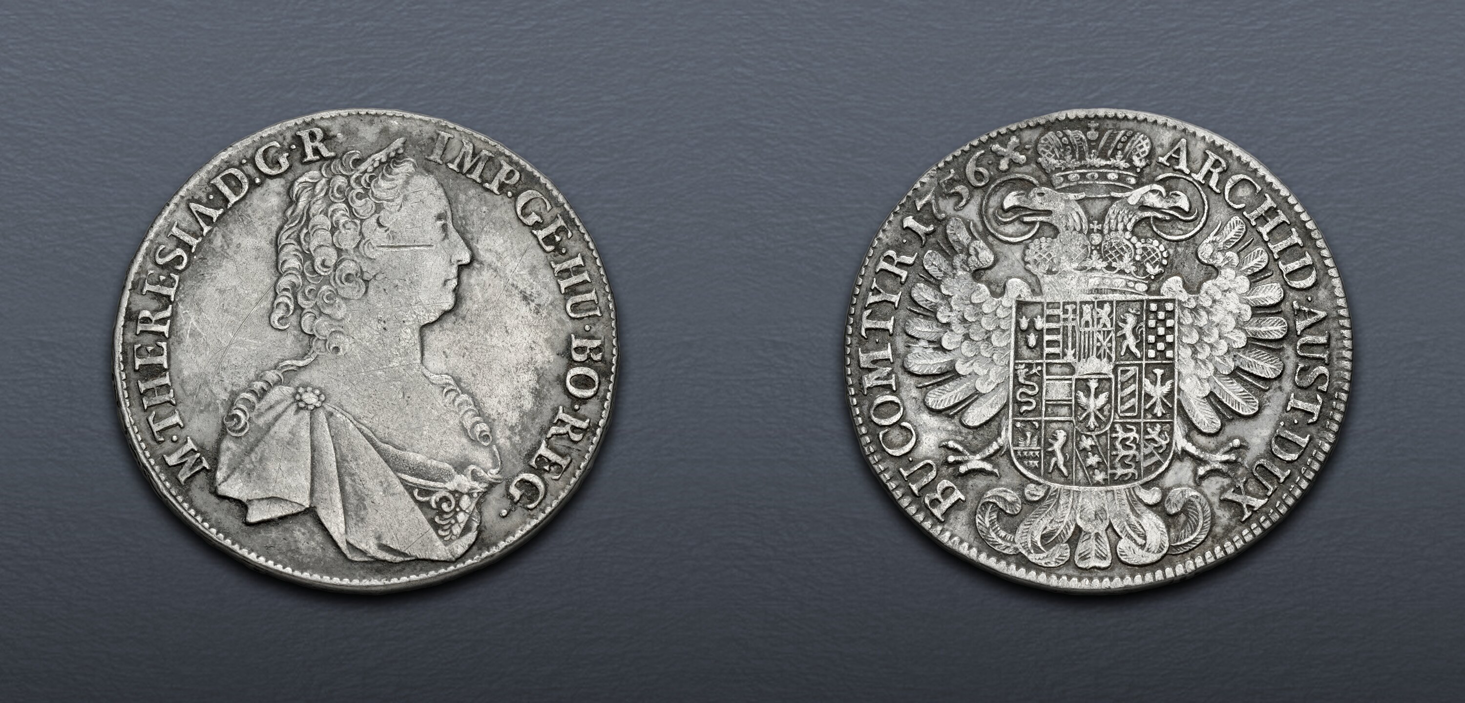 AUSTRIA, Holy Roman Empire. Maria Theresia. Empress, 1740-1780. AR ...