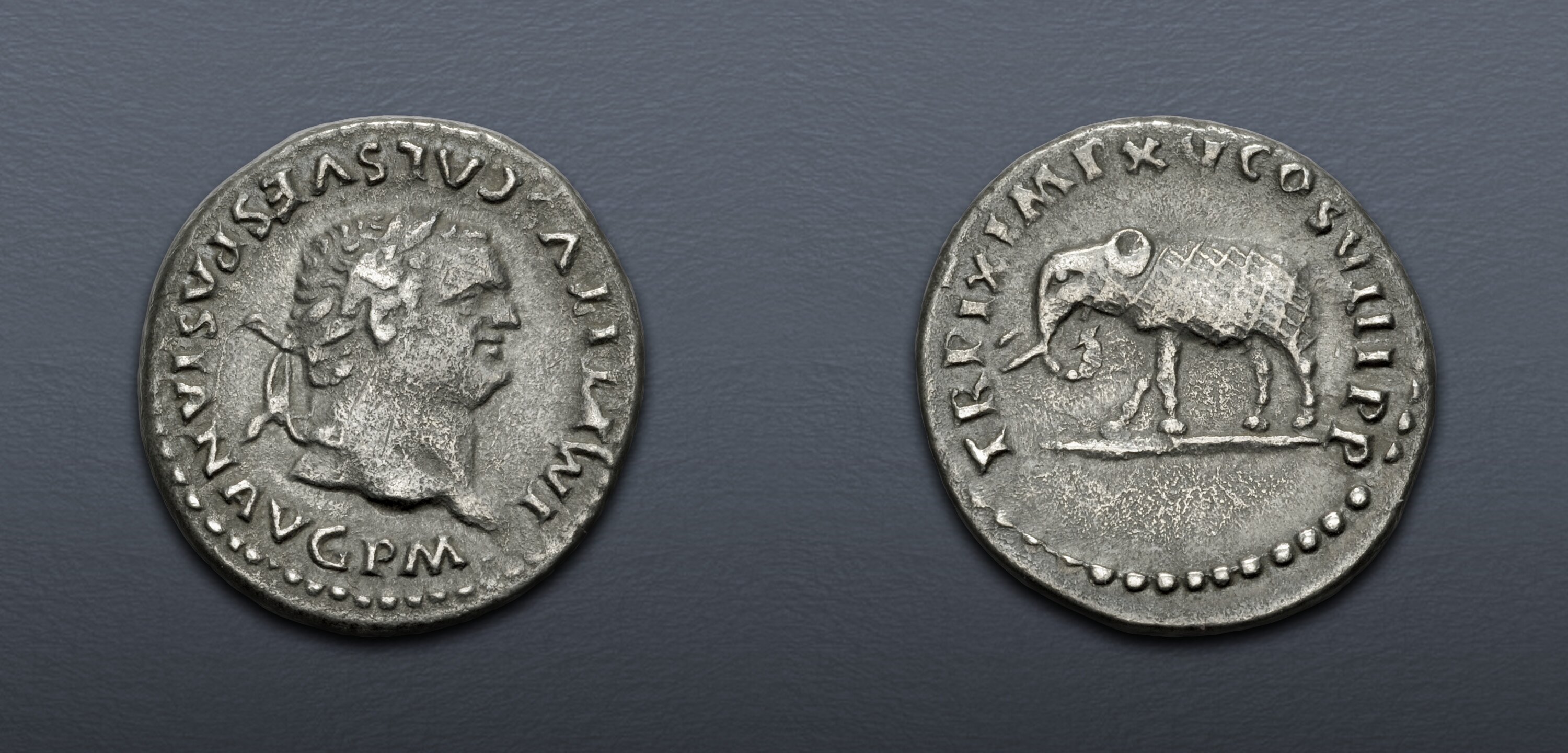 Titus. AD 79-81. AR Denarius (16.5mm, 3.24 g, 6h). Rome mint. Struck 1 ...