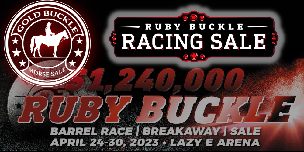 Ruby Buckle Racing Sale - Guthrie, OK | Gold Buckle Horse Sale LLC