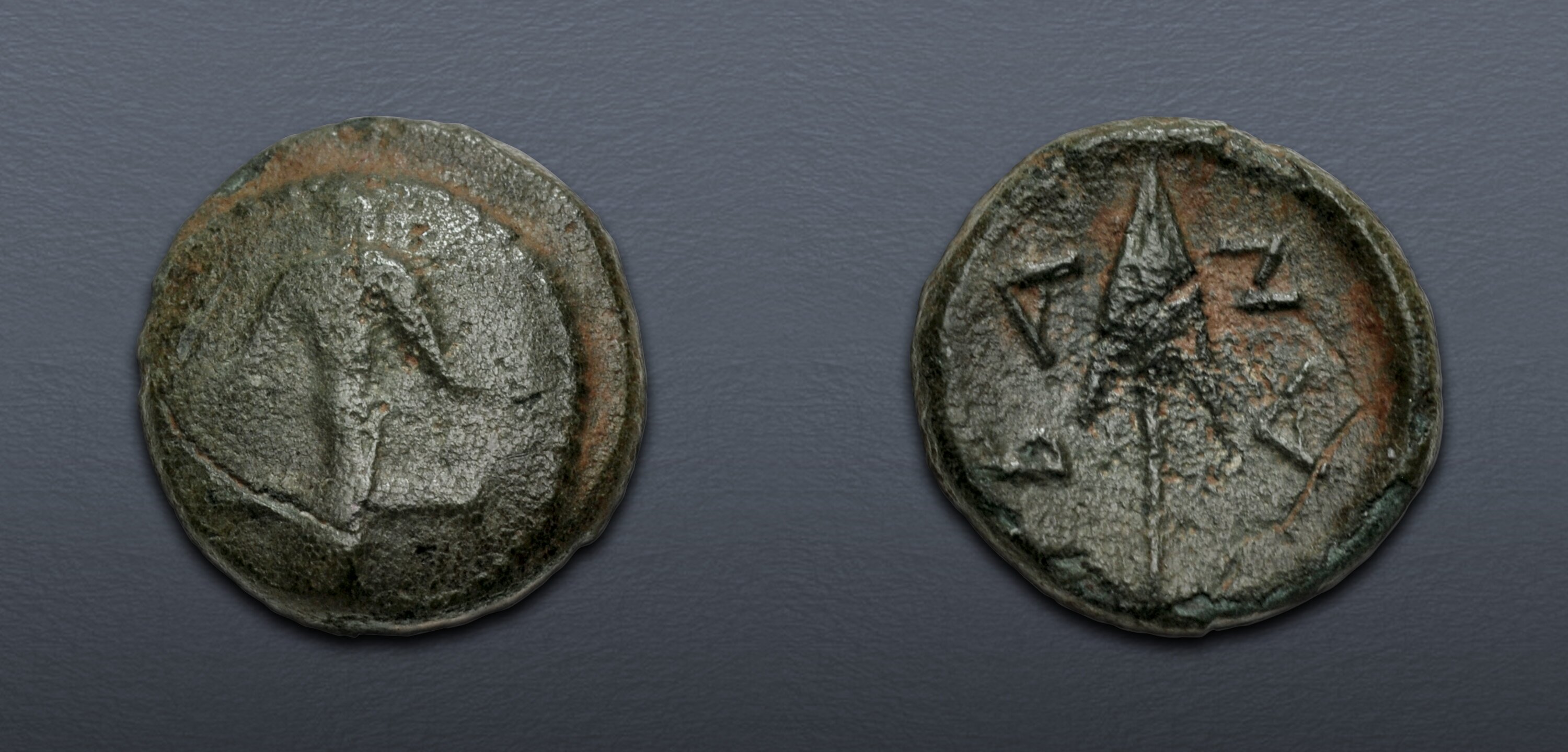 SELEUKID EMPIRE. Antiochos I Soter. 281-261 BC. Æ (8.5mm, 0.72 g, 1h ...