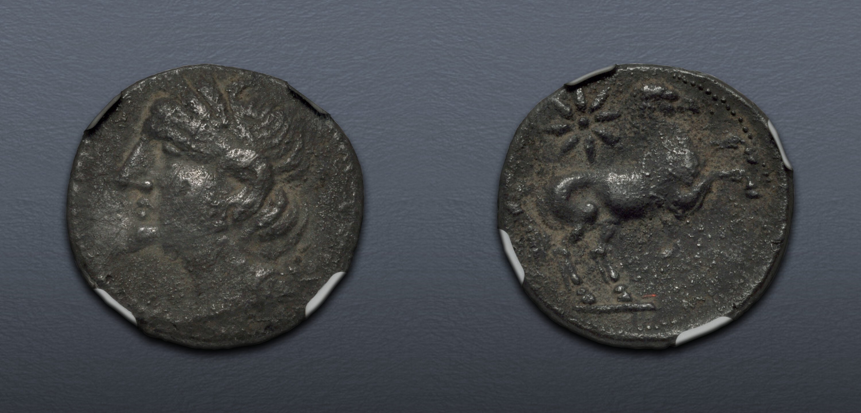 IBERIA, Punic Iberia. Circa 237-209 BC. AR Shekel (22mm, 7.17 g, 11h ...