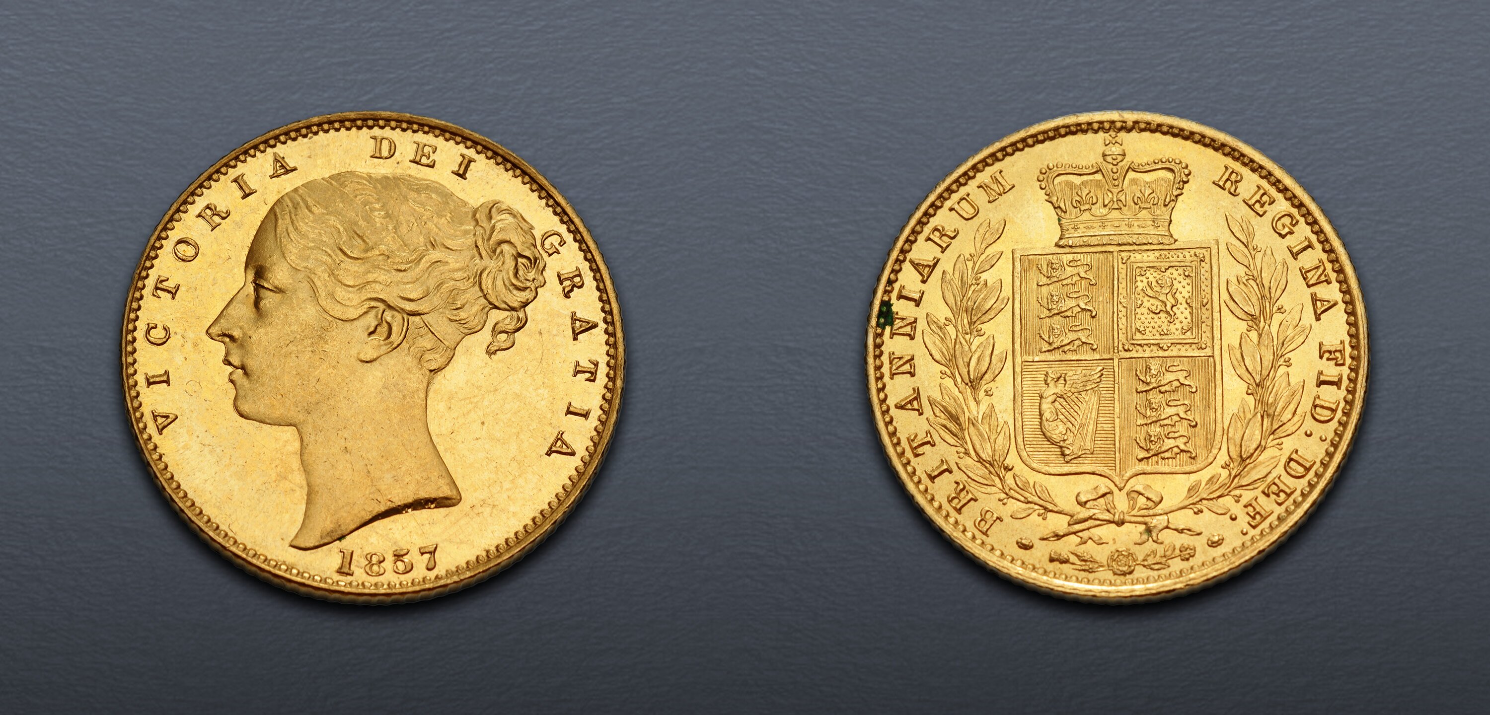 HANOVER. Victoria. 1837-1901. AV Sovereign. Dated 1857. AU. | Classical ...