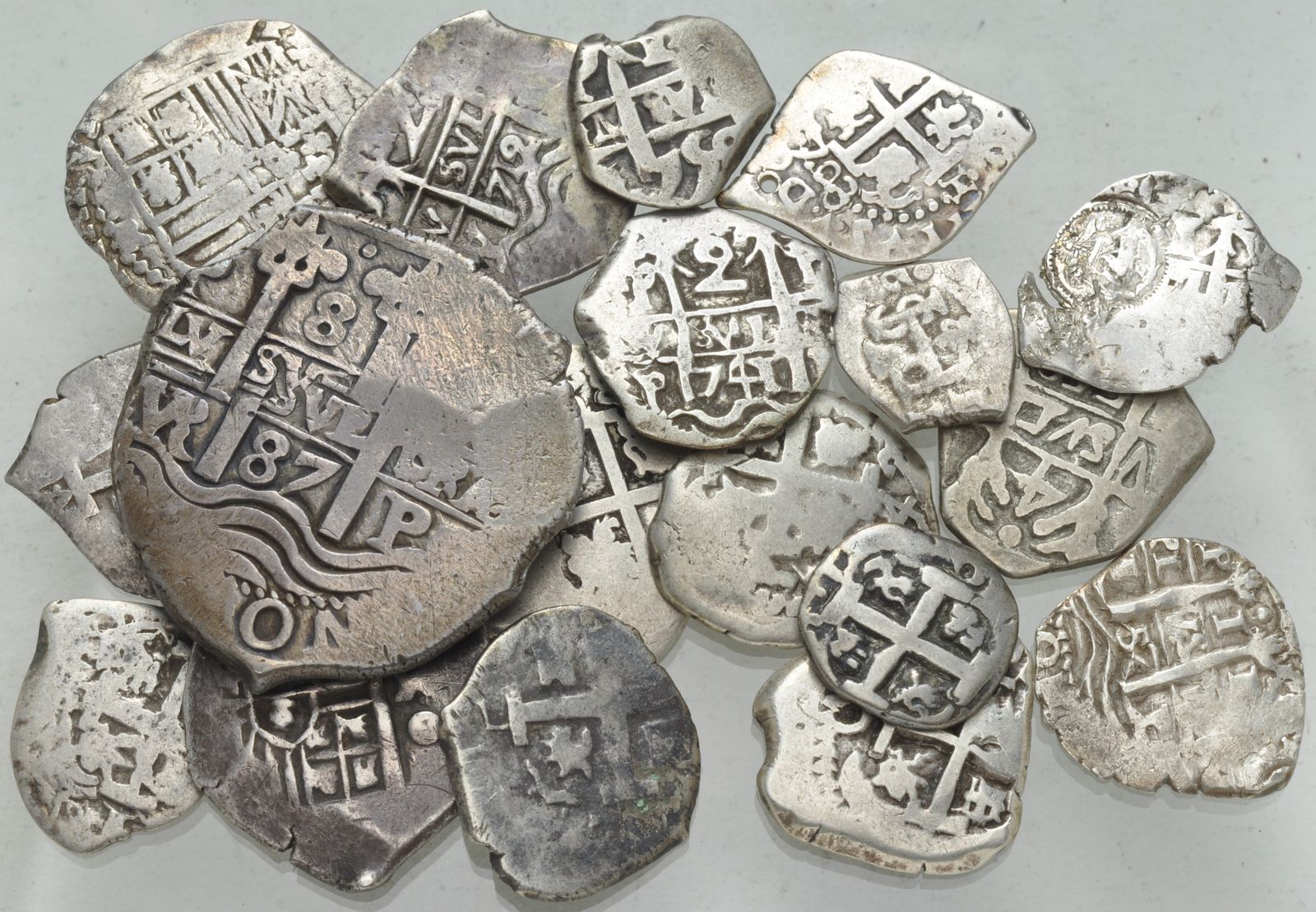 WORLD. Bolivia. Lot of nineteen (19) silver cob issues. | Classical ...