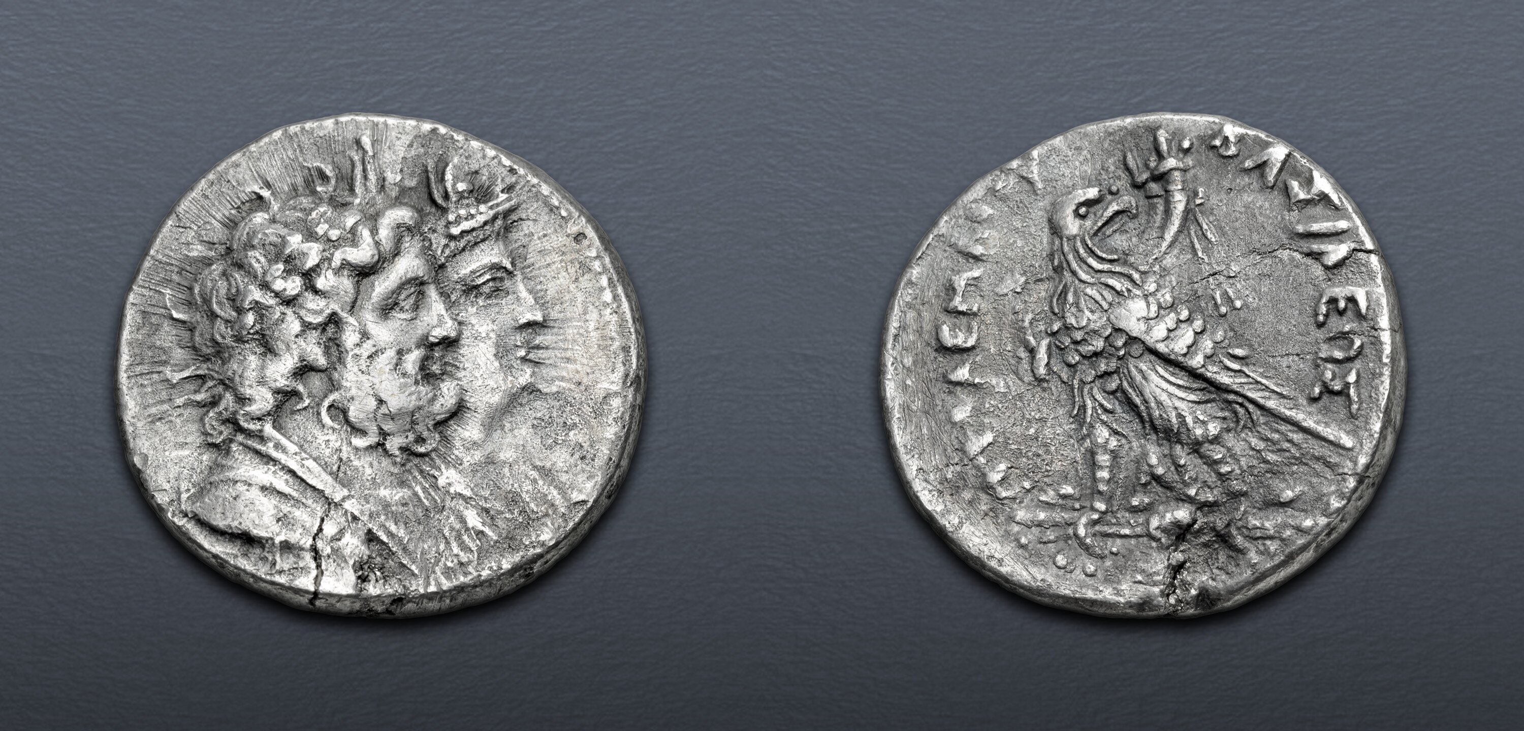 PTOLEMAIC KINGS of EGYPT. Ptolemy IV Philopator. 222-205/4 BC. AR ...