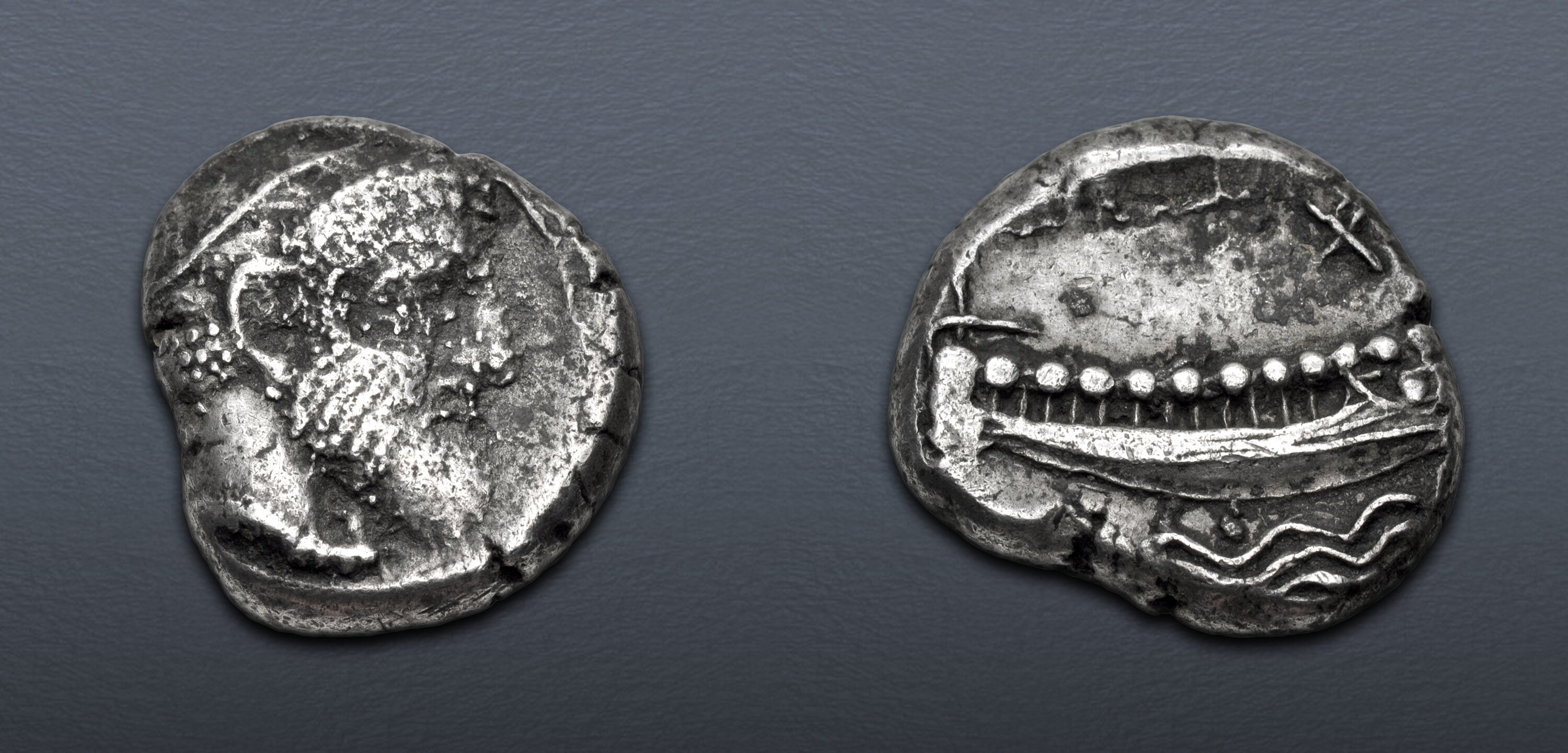PHOENICIA, Arados. Uncertain king. Circa 420-400 BC. AR Shekel (20mm ...