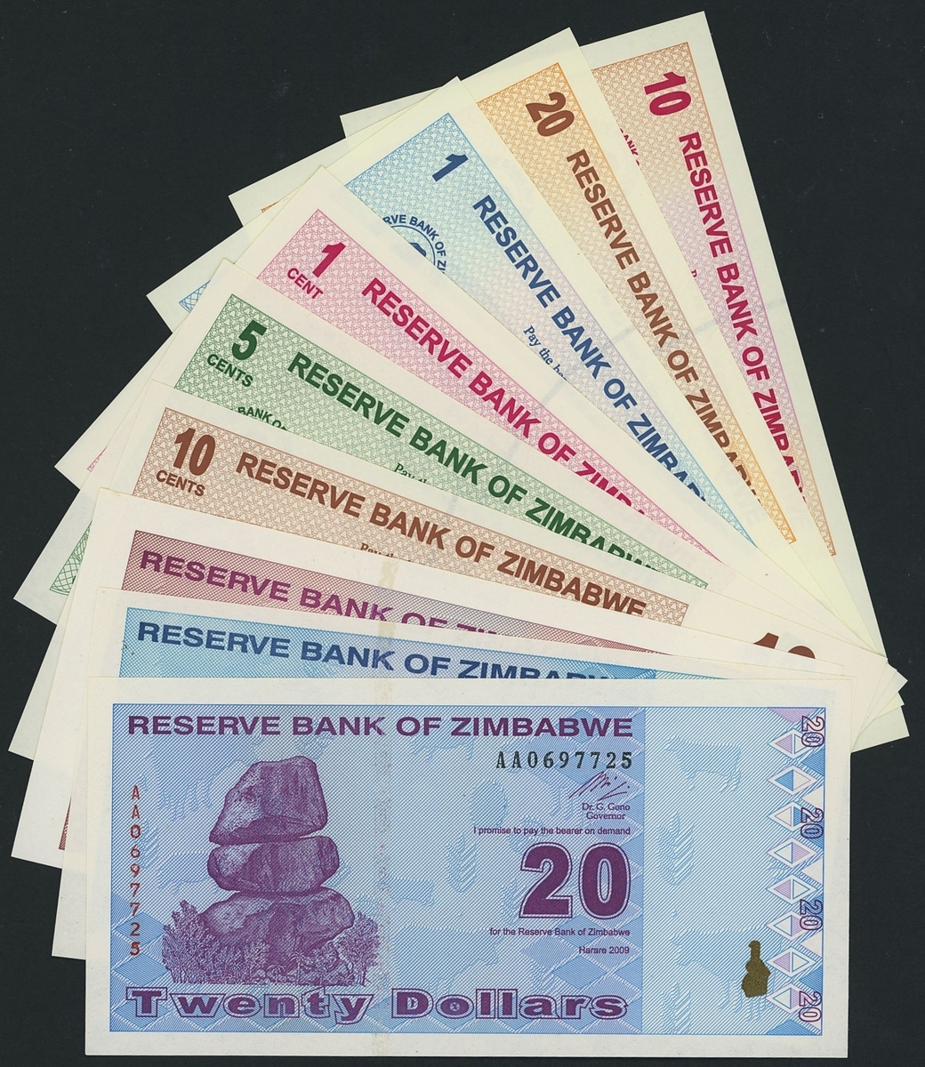 Reserve Bank of Zimbabwe, [38 notes] 1994-2008, | Spink