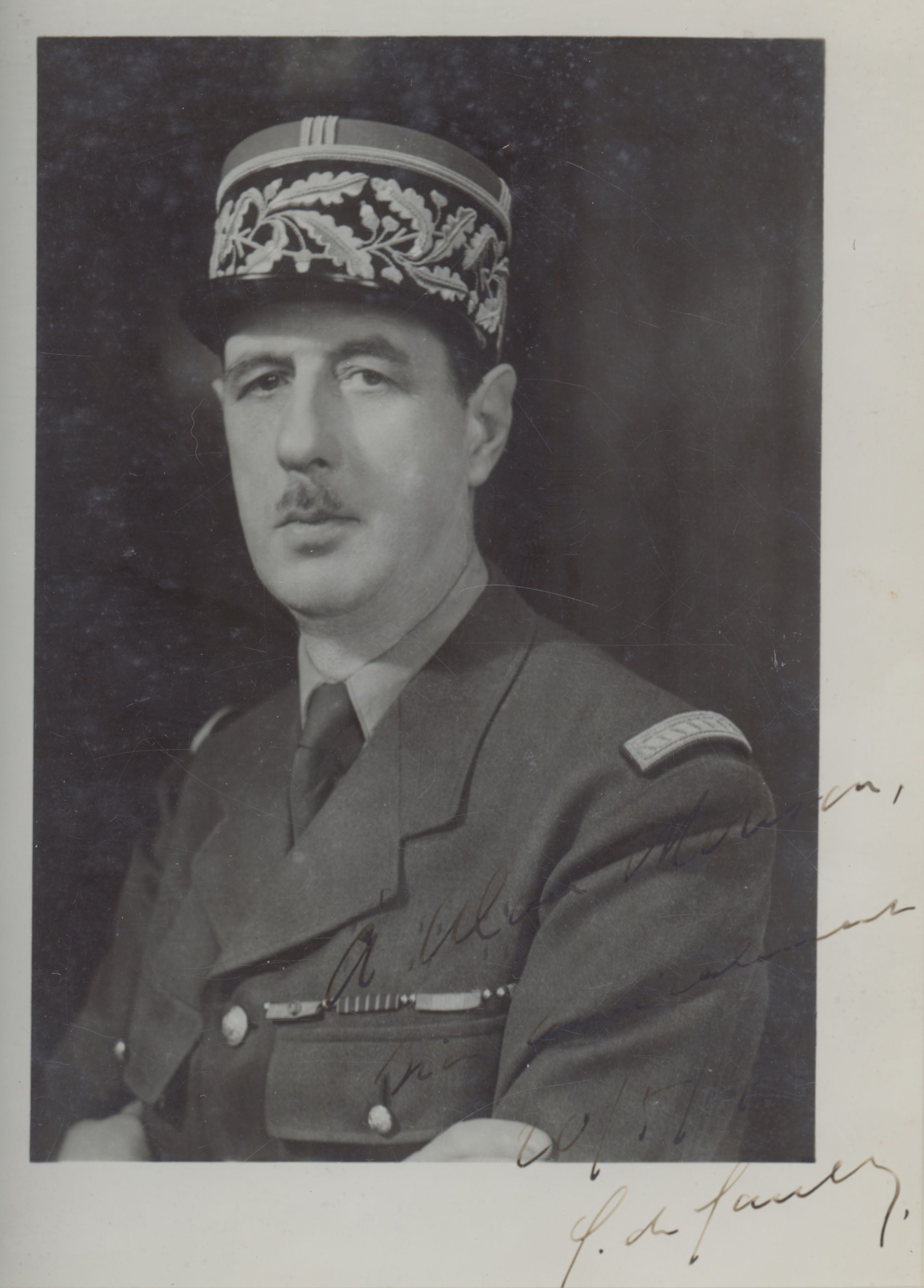 France General De Gaulle (1890-1970) 1942 Photograph of General Charles ...