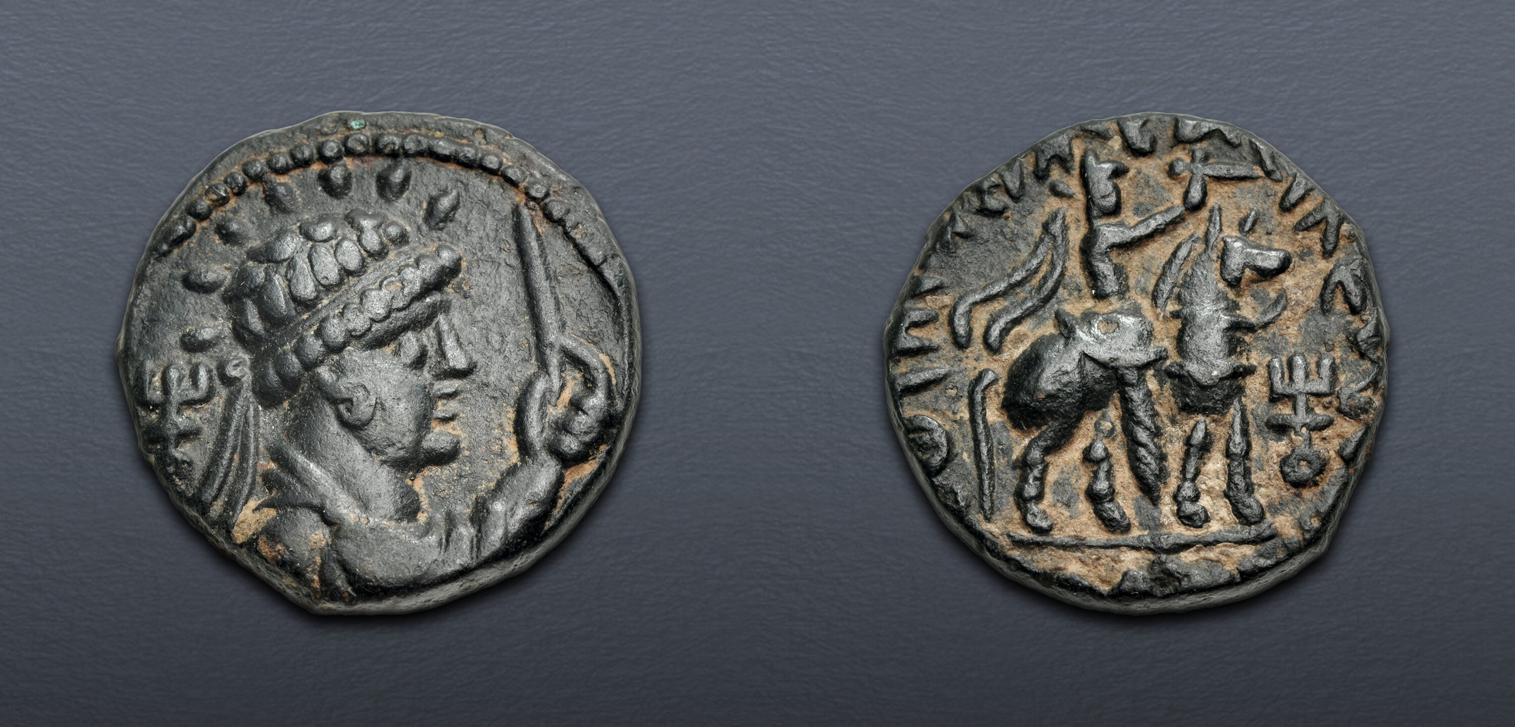 INDIA, Kushan Empire. temp. Kujula Kadphises – Vima Takto. Circa AD 80 ...