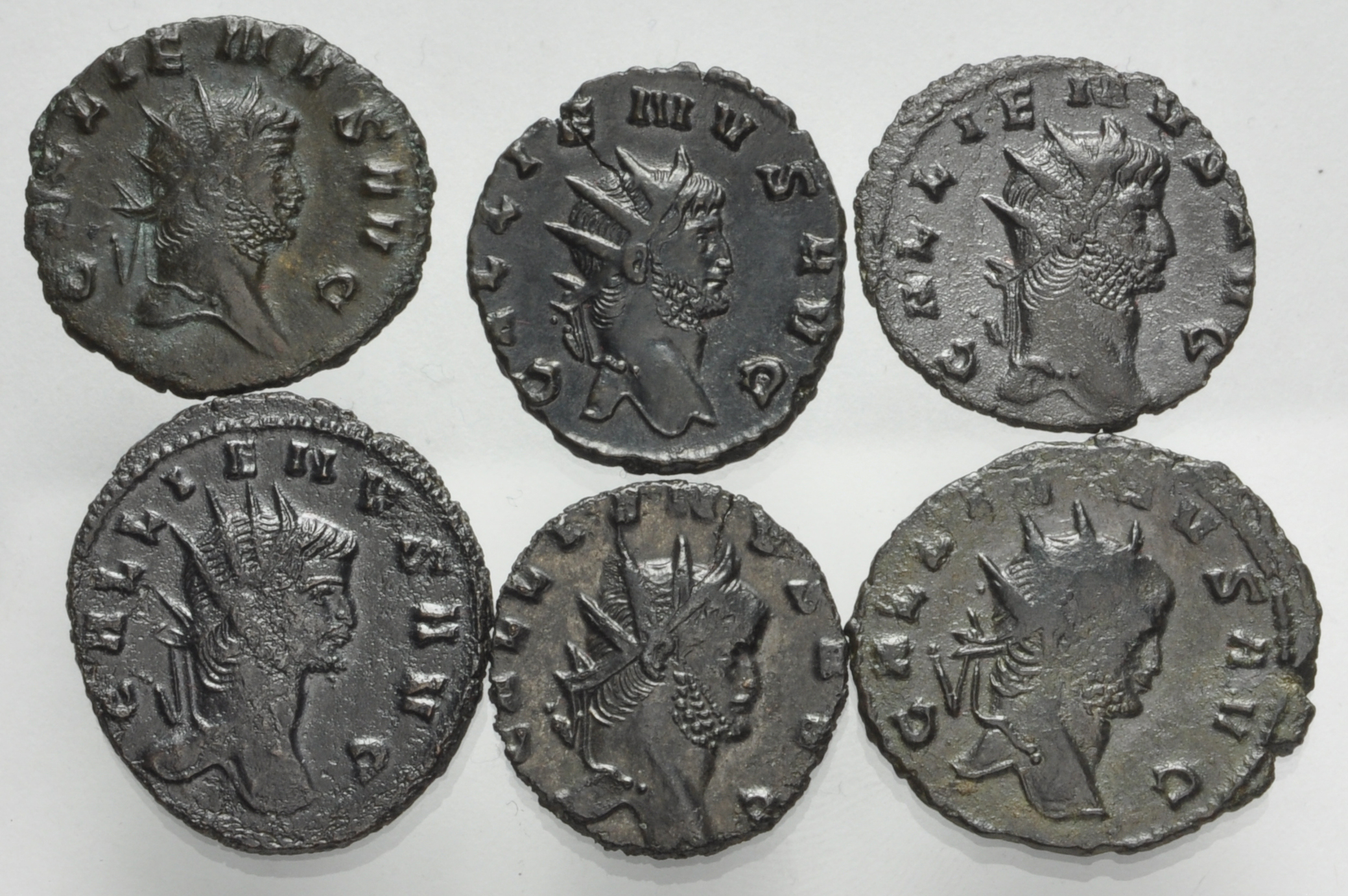 ROMAN. Imperial. Lot of six (6) Antoniniani of Gallienus. | Classical ...