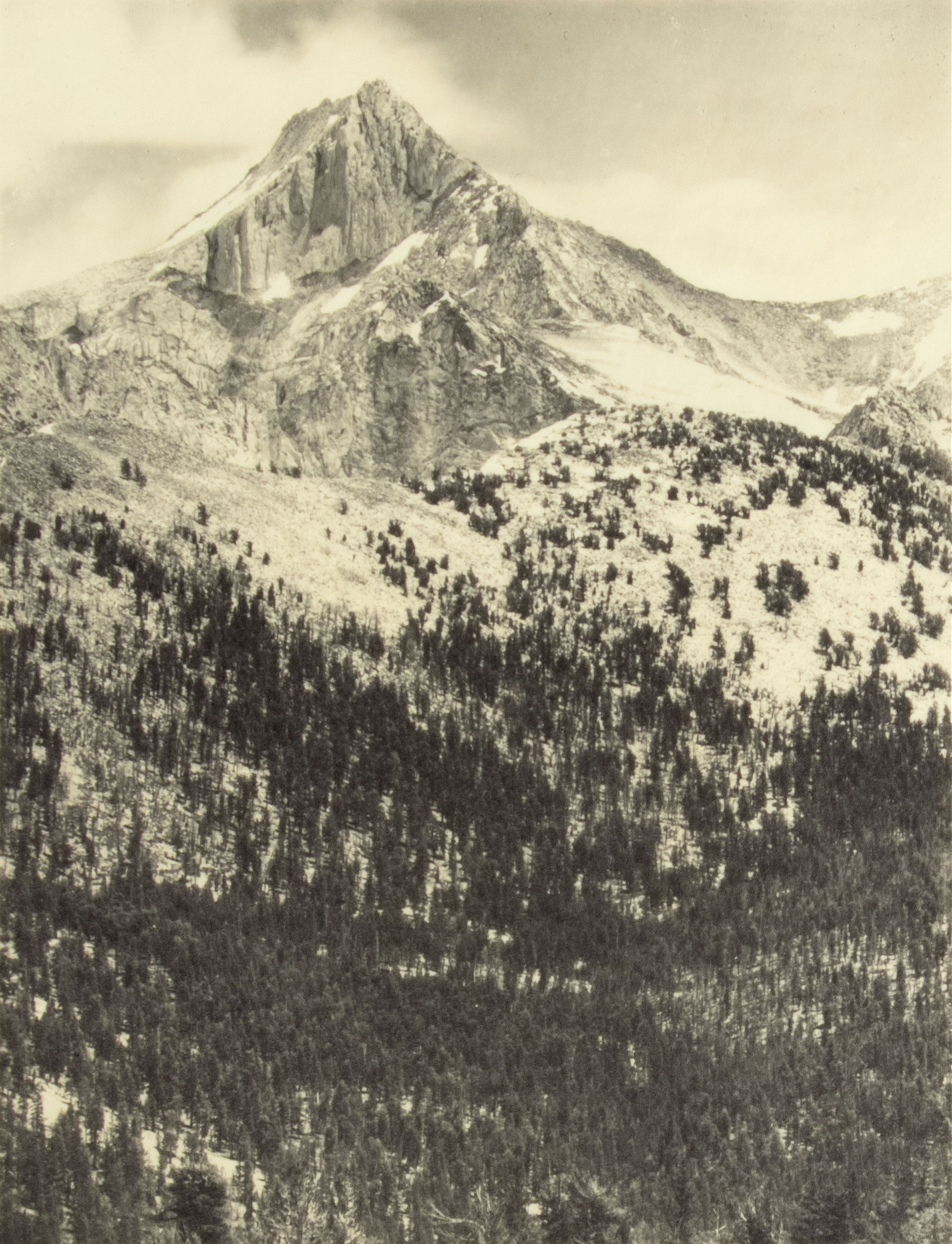 Ansel Adams (1902-1984), Mount Clarence King, Southern Sierra, 1924 ...