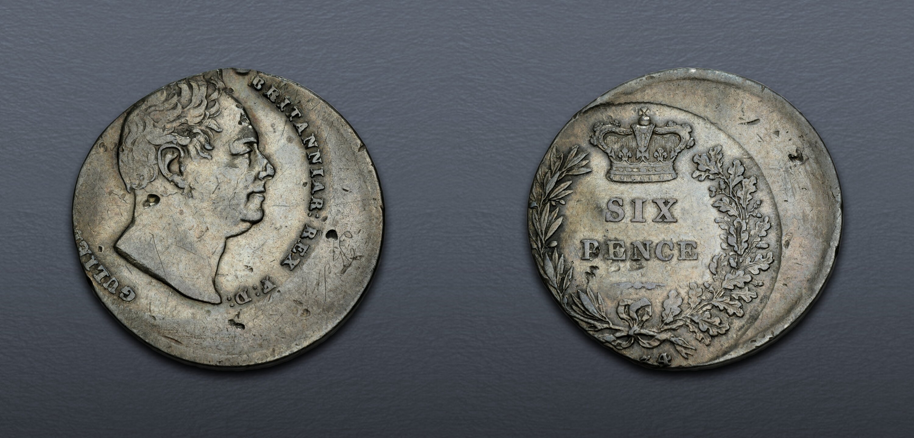 HANOVER. William IV. 1830-1837. AR Sixpence. Dated 1834. Near VF ...