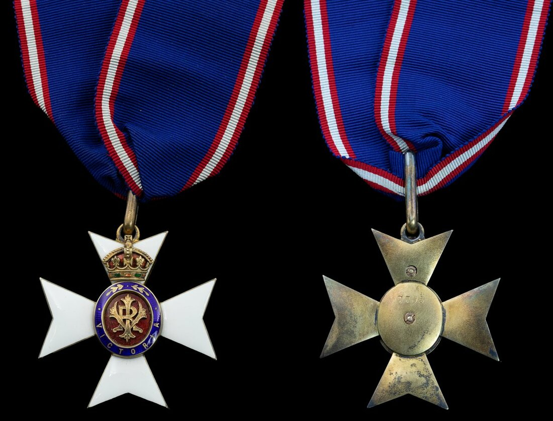 The Royal Victorian Order Commander's neck Badge attributed to Sir ...