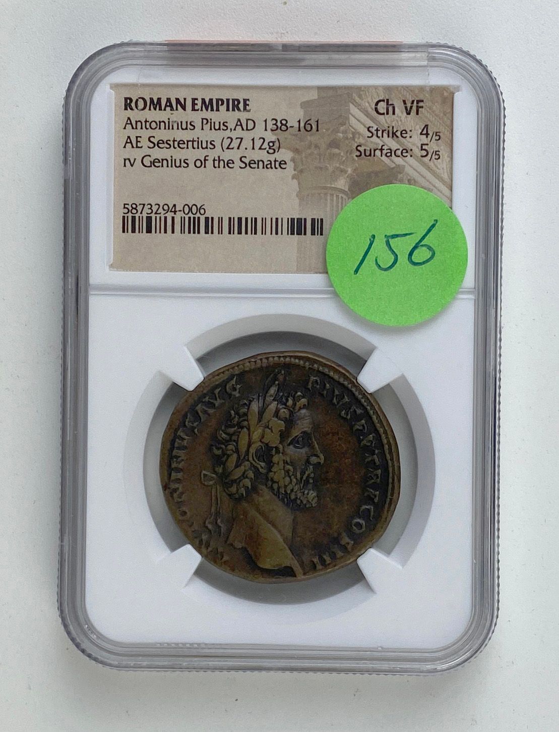 Antoninus Pius. AD 138-161. Æ Sestertius (33mm, 27.12 g, 6h). Rome mint ...
