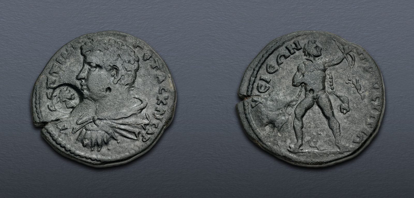 BITHYNIA, Prusias ad Hypium. Geta. As Caesar, AD 198-209. Æ ...
